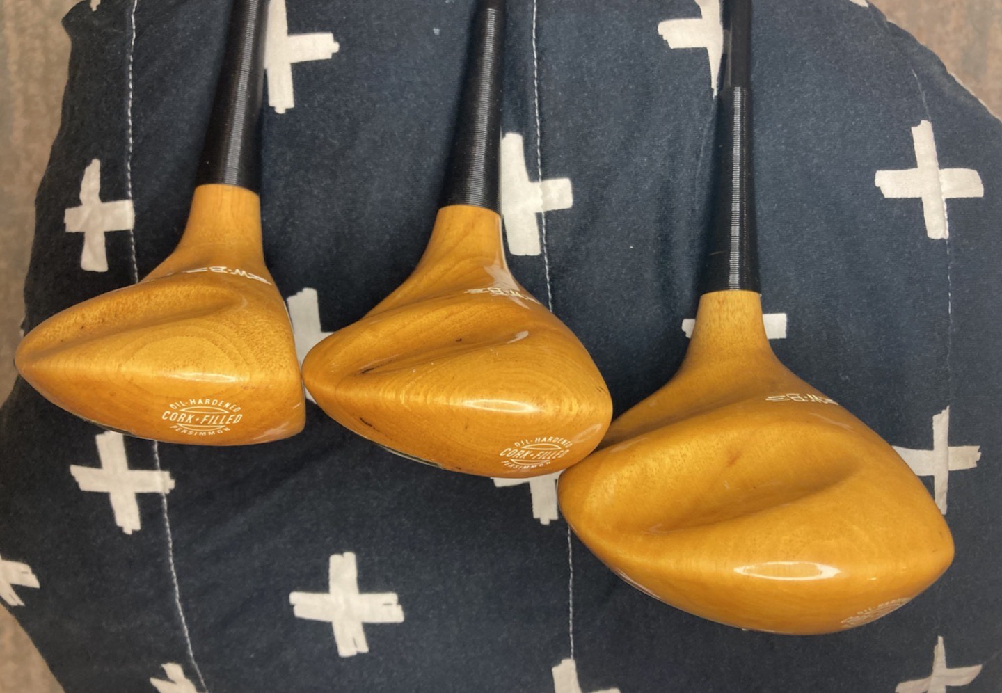 WOOD BROS KOOL CAT BLONDE RH GOLF CLUB SET DRIVER 1,3,5 WOODS- Formula ...