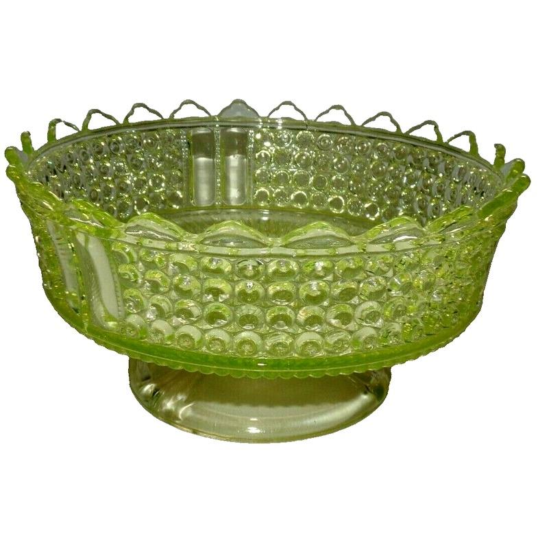 EAPG Richard's & Hartley Glass Co. Canary Yellow (Vaseline Glass) # 25 ...