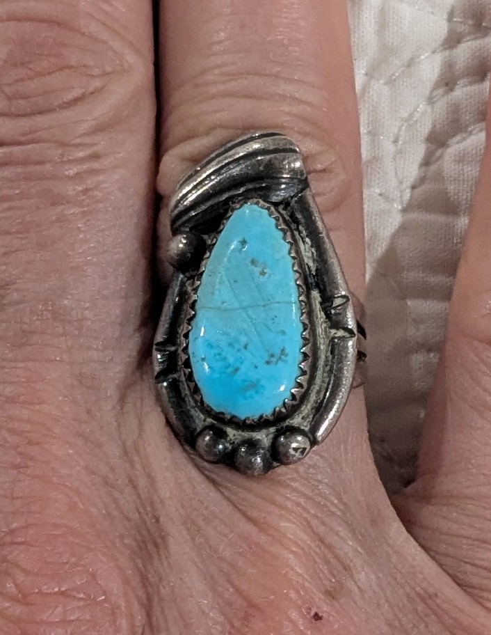 Vintage Signed Tully Sam Navajo Native American Sterling Silver ...