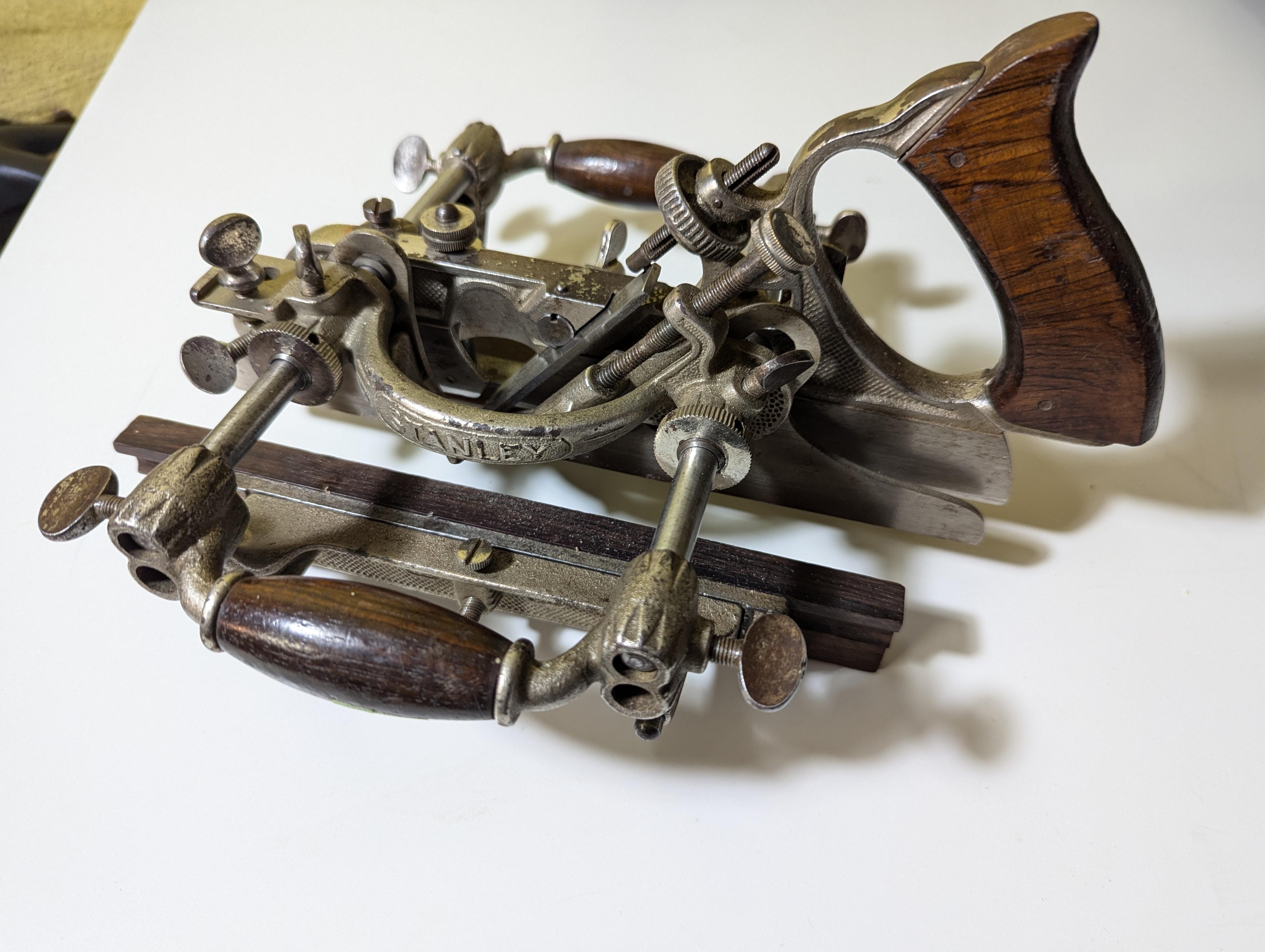 Stanley 55 combination plane with full set of cutters