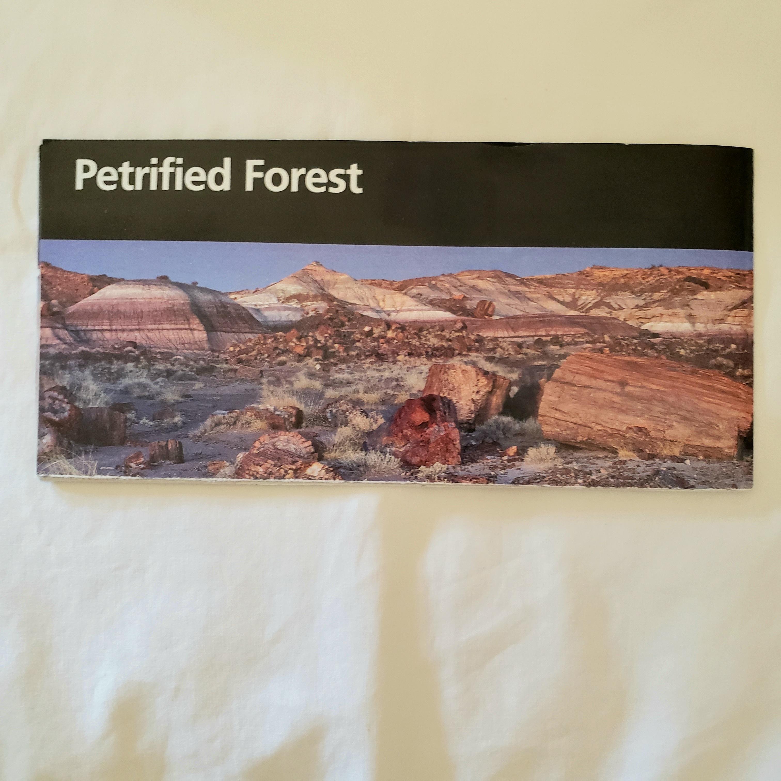 Petrified Forest National Park Unigrid Brochure Map Arizona GPO 2022
