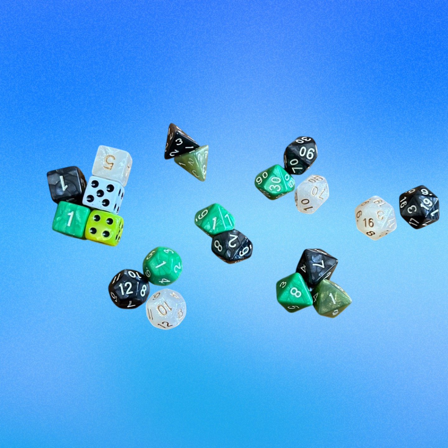 DND Polyhedral Dice 22 Pack