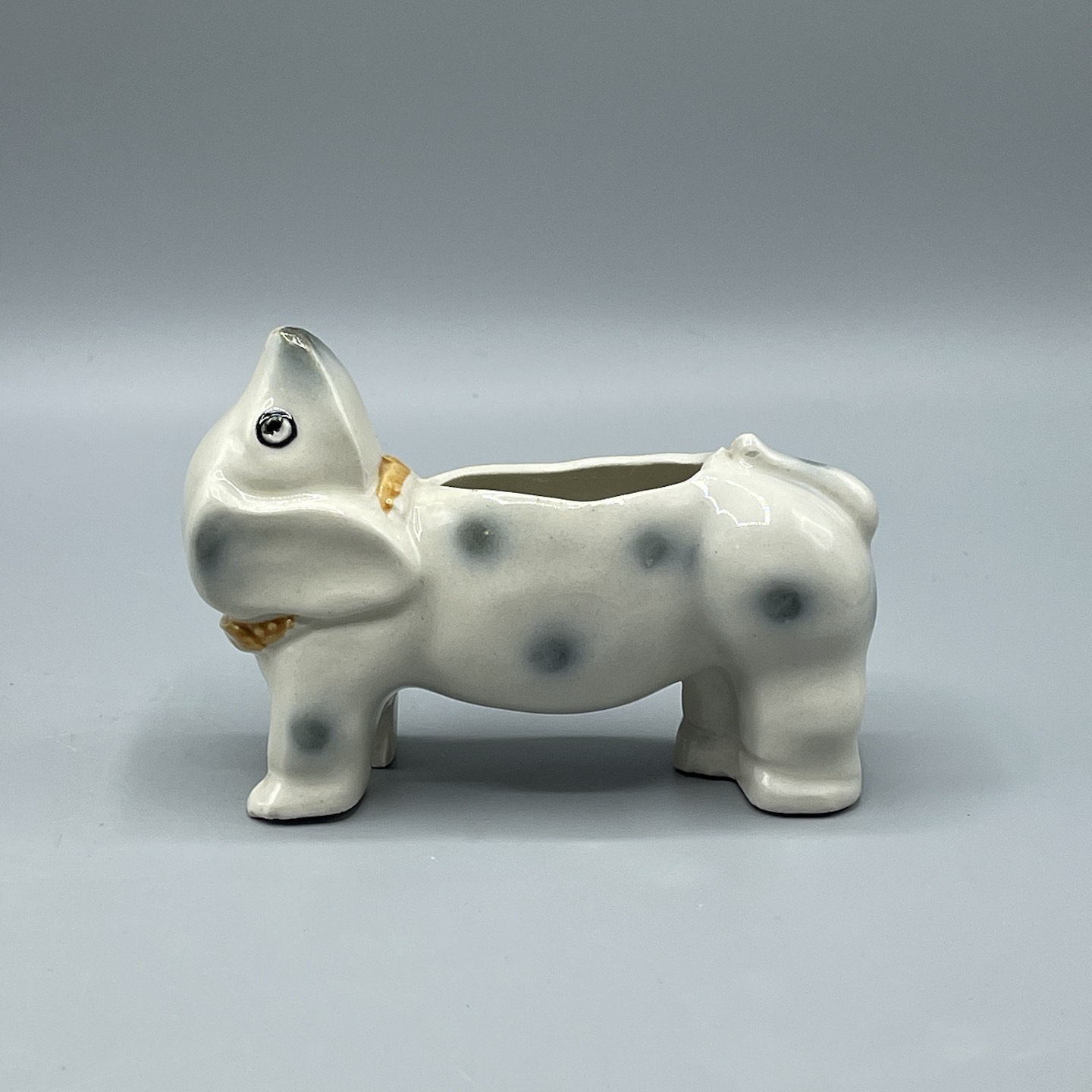 Vintage Weirdo Upside Down Sky Facing Dog Planter Japan