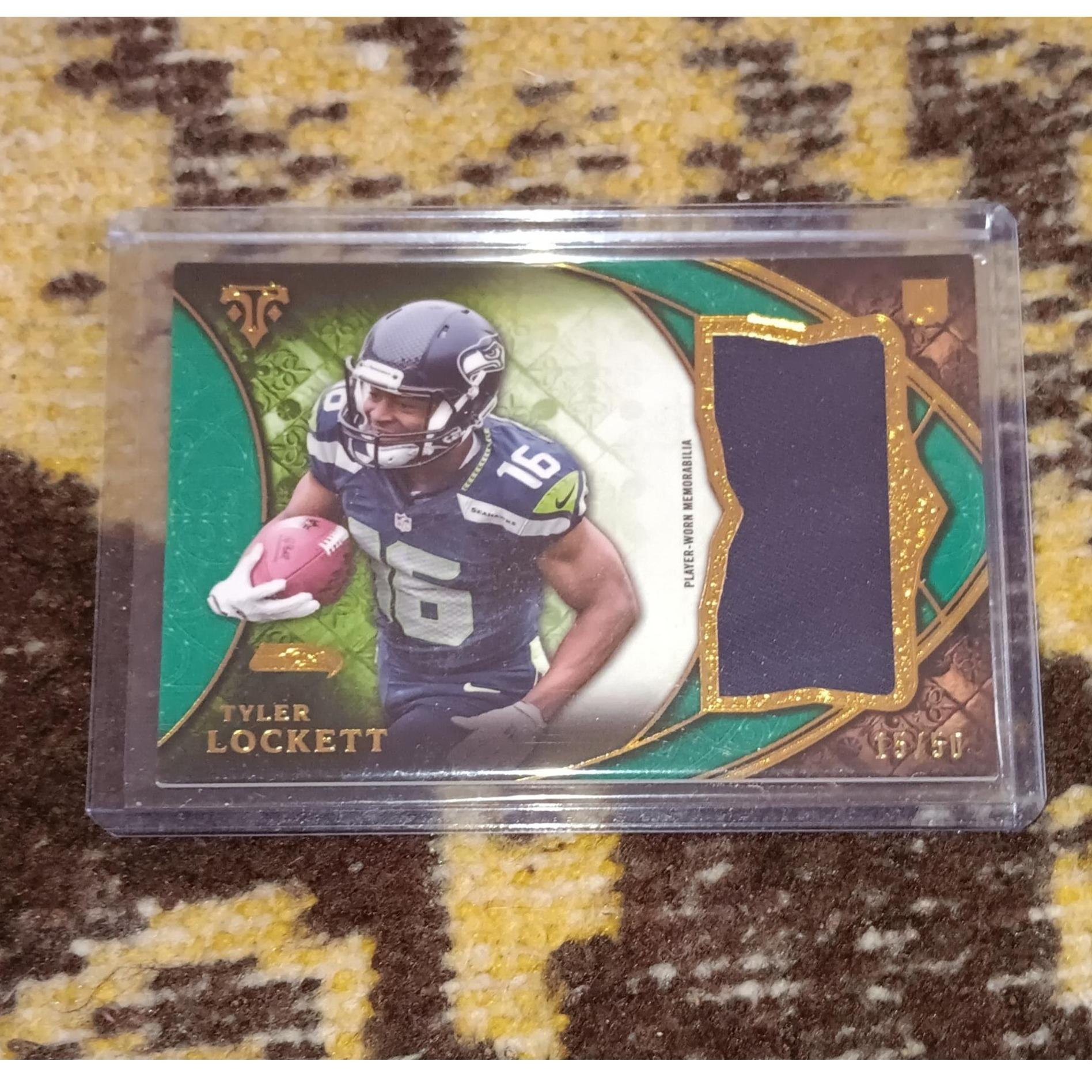 2015 Triple Threads Tyler Lockett Rookie Jumbo Relic #d 15/50