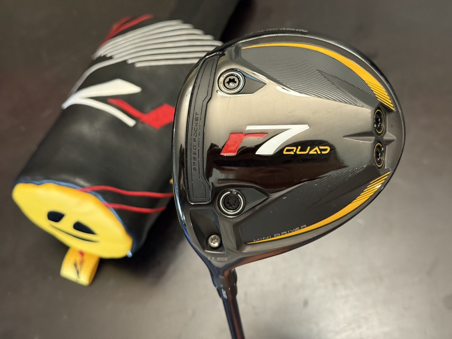 Taylormade R7 Quad Mini Driver Stiff Flex Left Handed