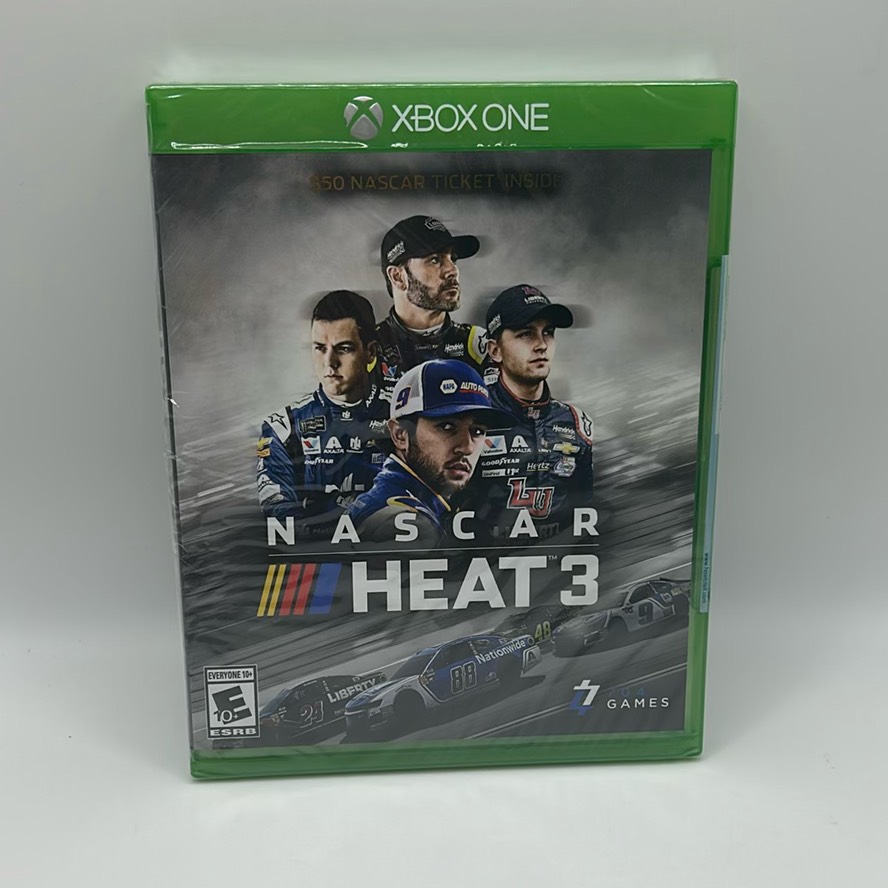 New/Sealed - Xbox One NASCAR Heat 3