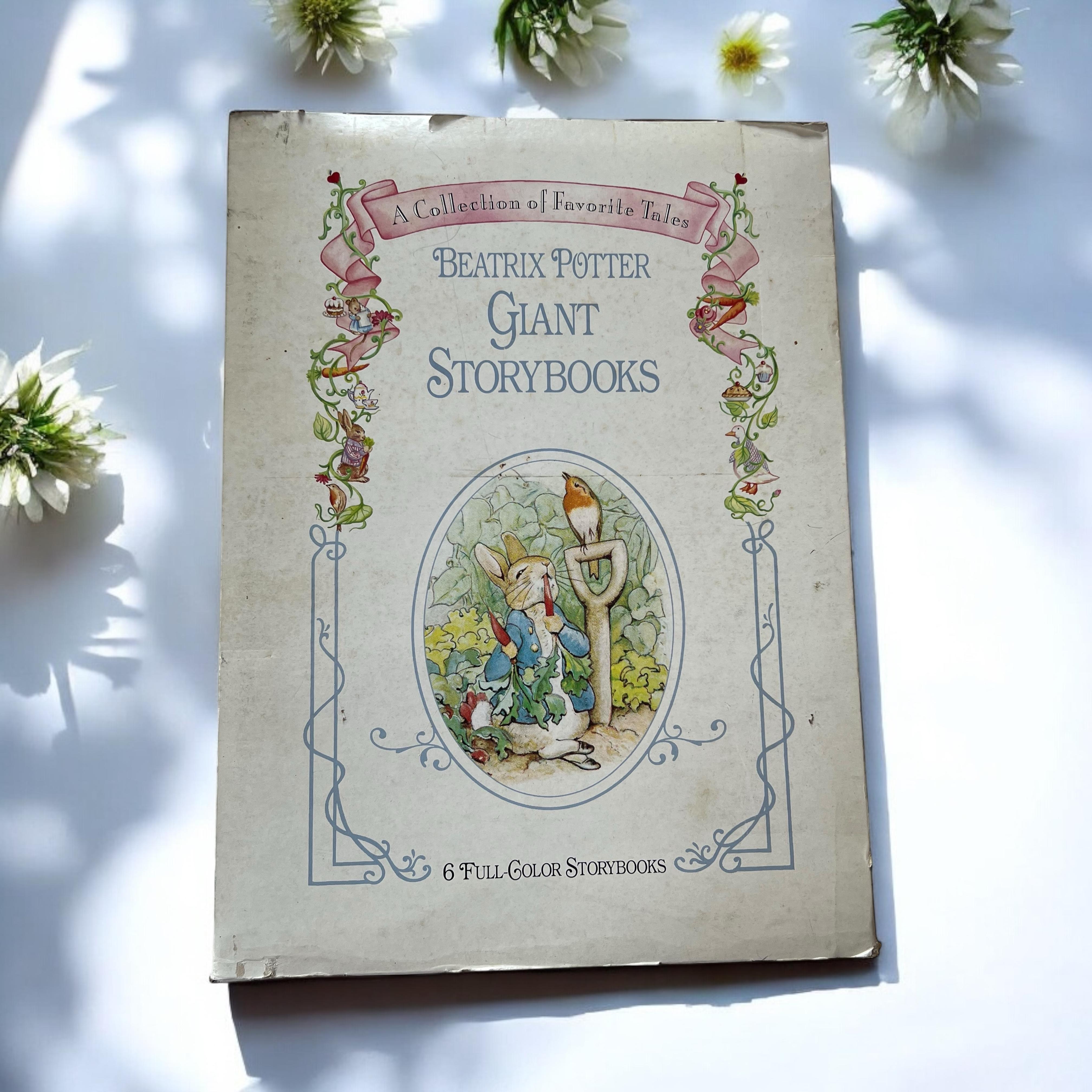 1993 Beatrix Potter Giant Storybooks. Set of 6 Full Color Story Books ...