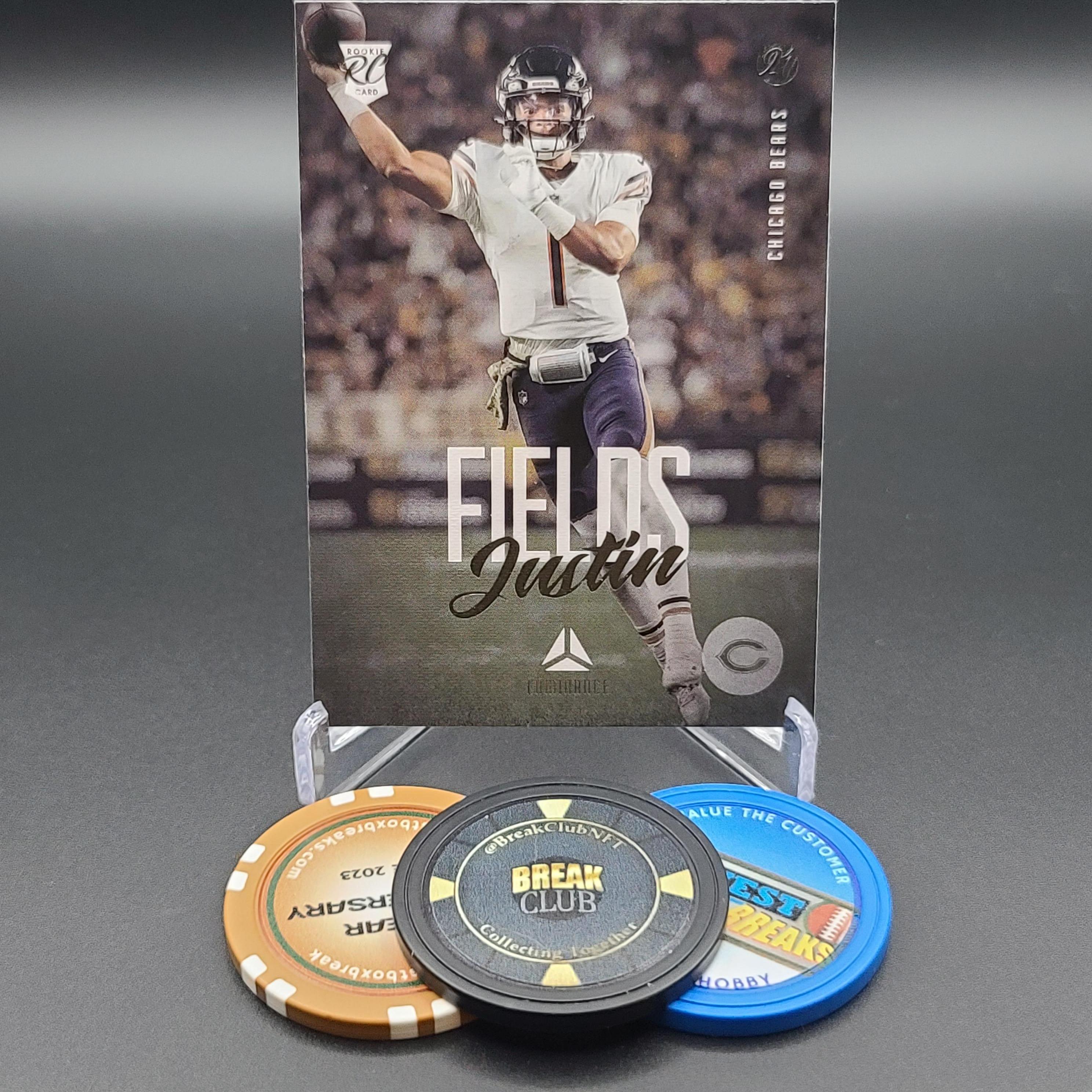 Justin Fields Rookie 2021 Panini Luminance Football Card #203 - Chicago ...