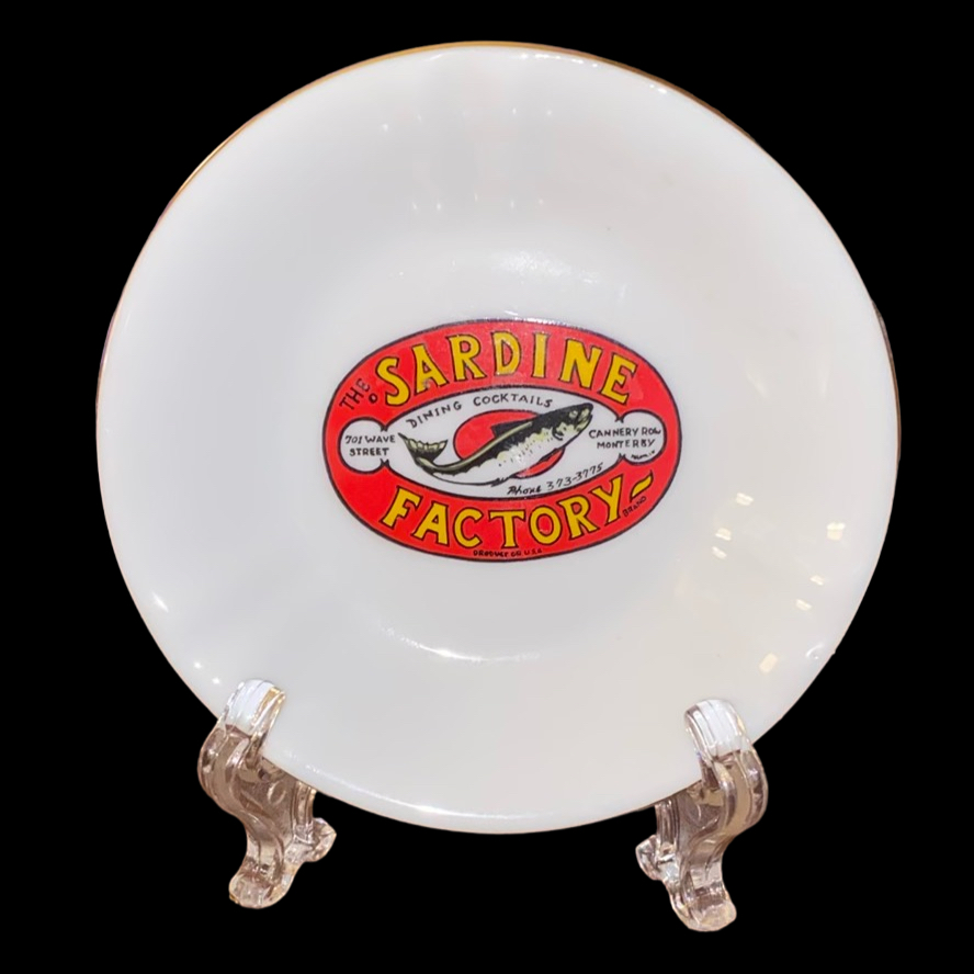 Vintage Sardine Factory Restaurant Monterey, CA Cannery Row Ashtray/Dish