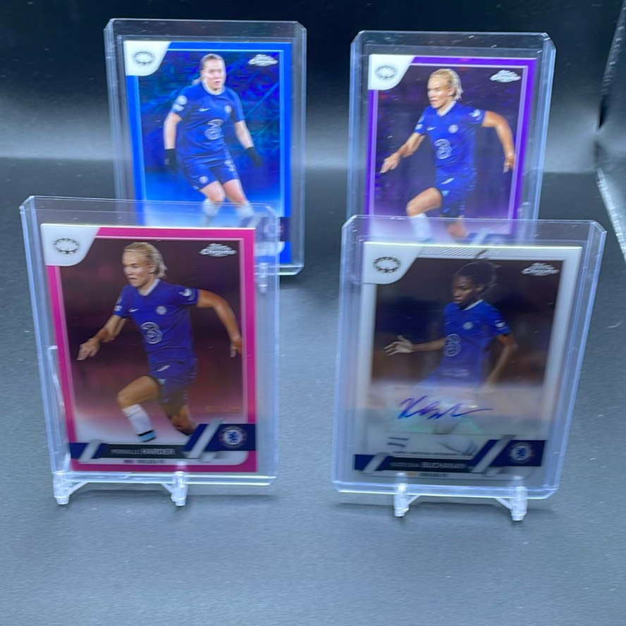 Chelsea Chrome Lot - Kadeshia Buchanan Base Auto, Harder /299, /199 And Fran Kirby /250