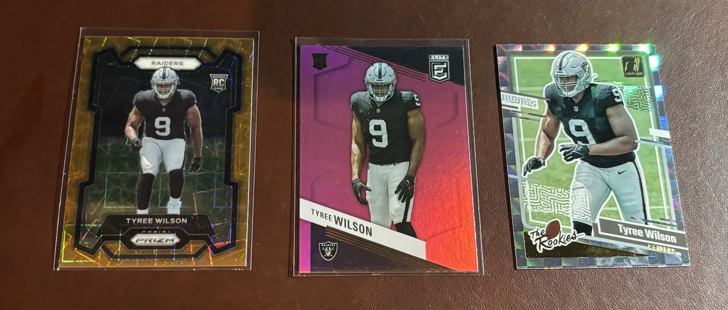 Tyree Wilson Rookie Lot X3