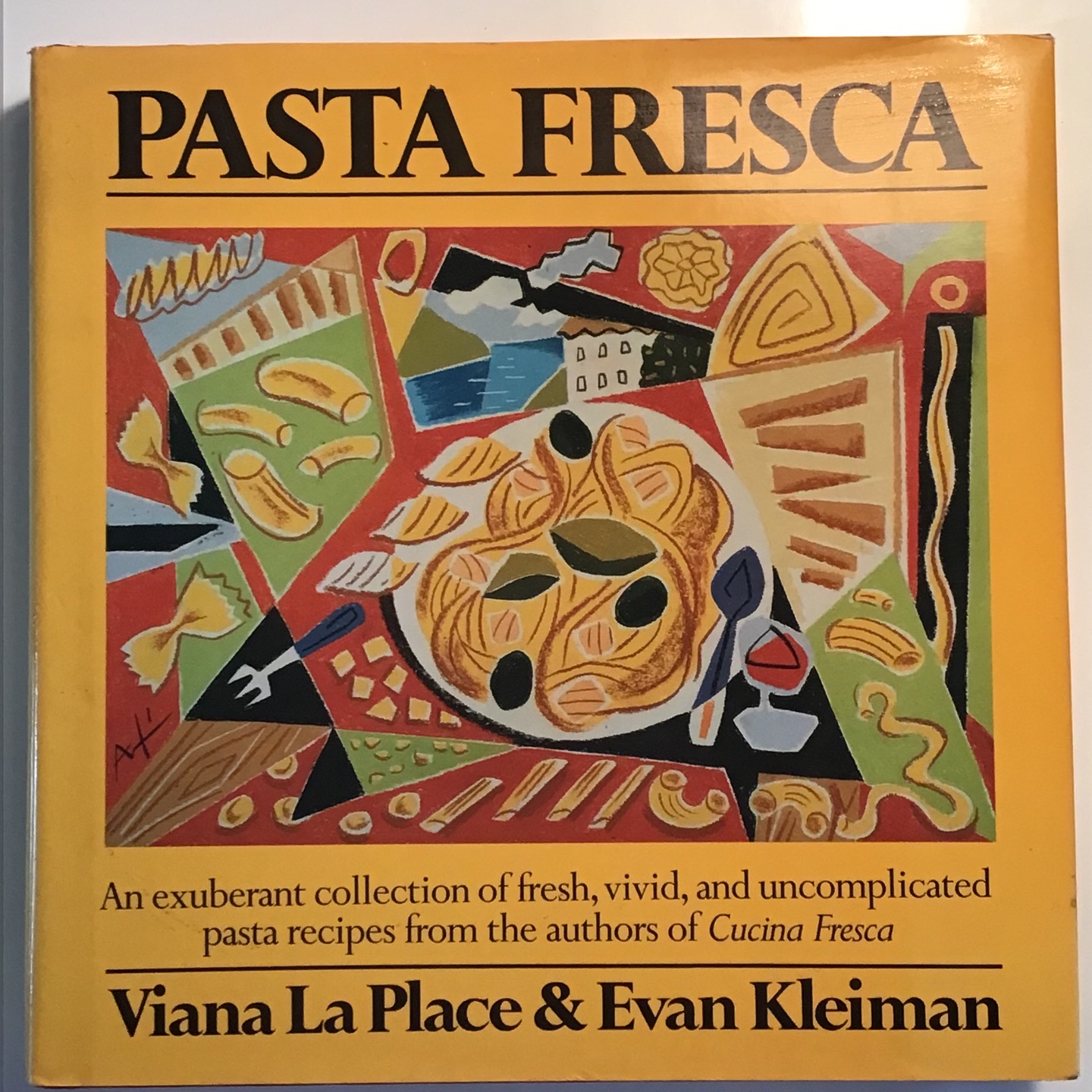 Vintage 1988 Pasta Fresca Italian Cookbook HC/DJ First Ed