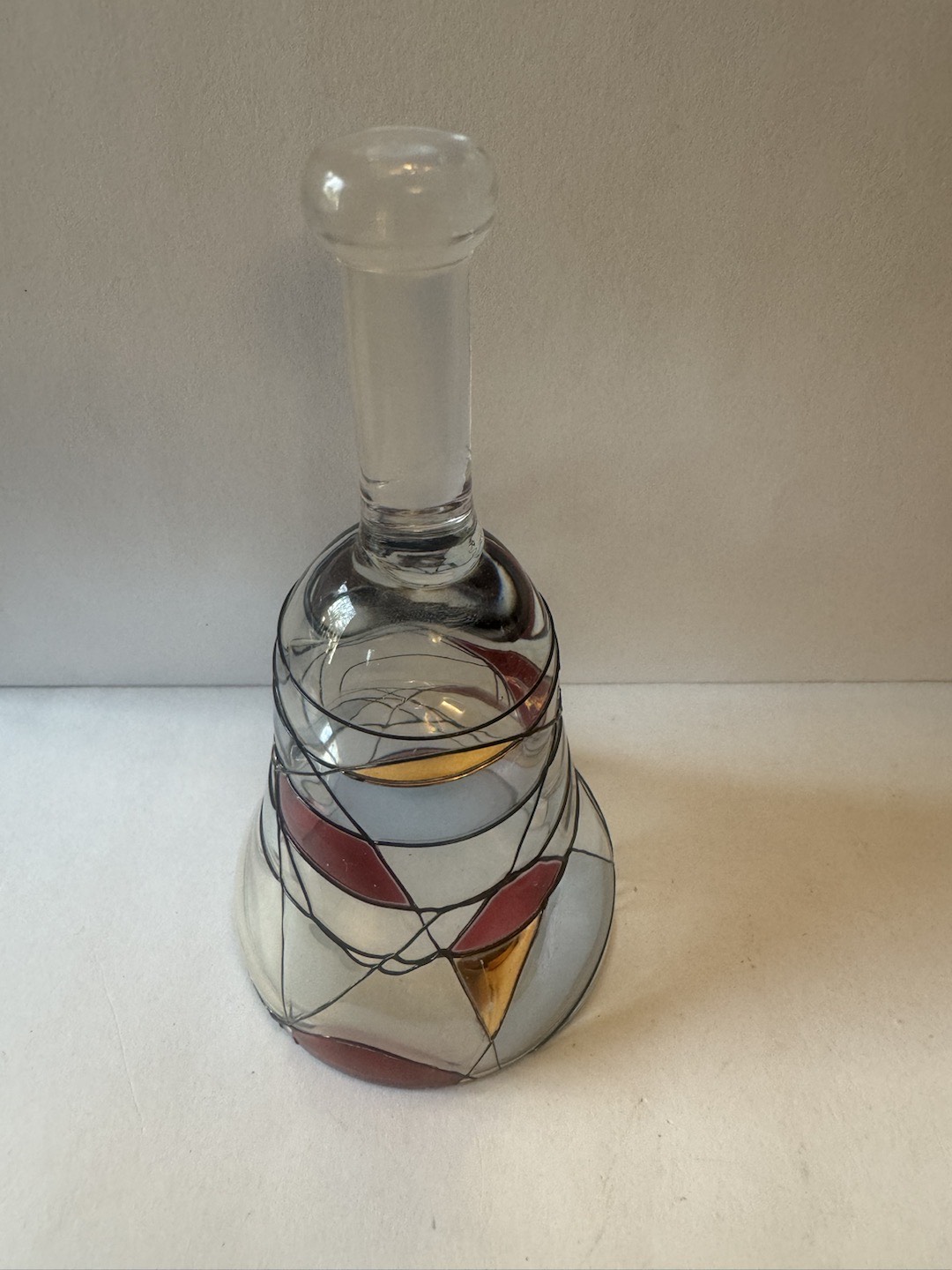 Retired PartyLite Mosaic Calypso Glass Candle Snuffer