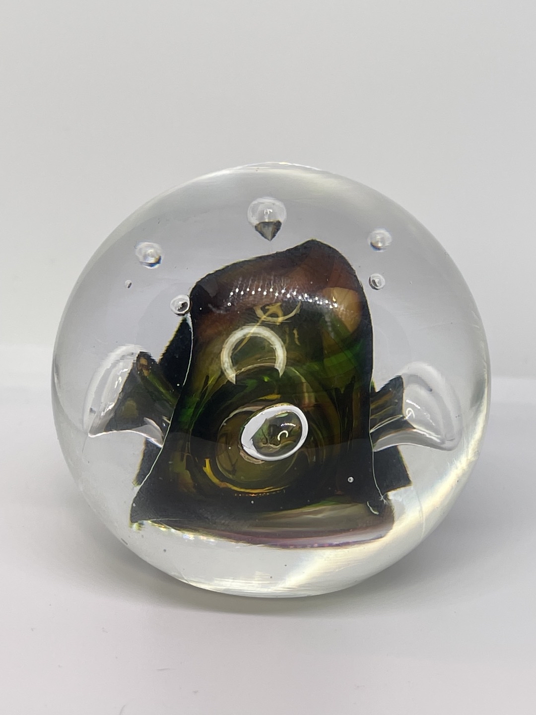 Signed Adam Jablonski Paperweight