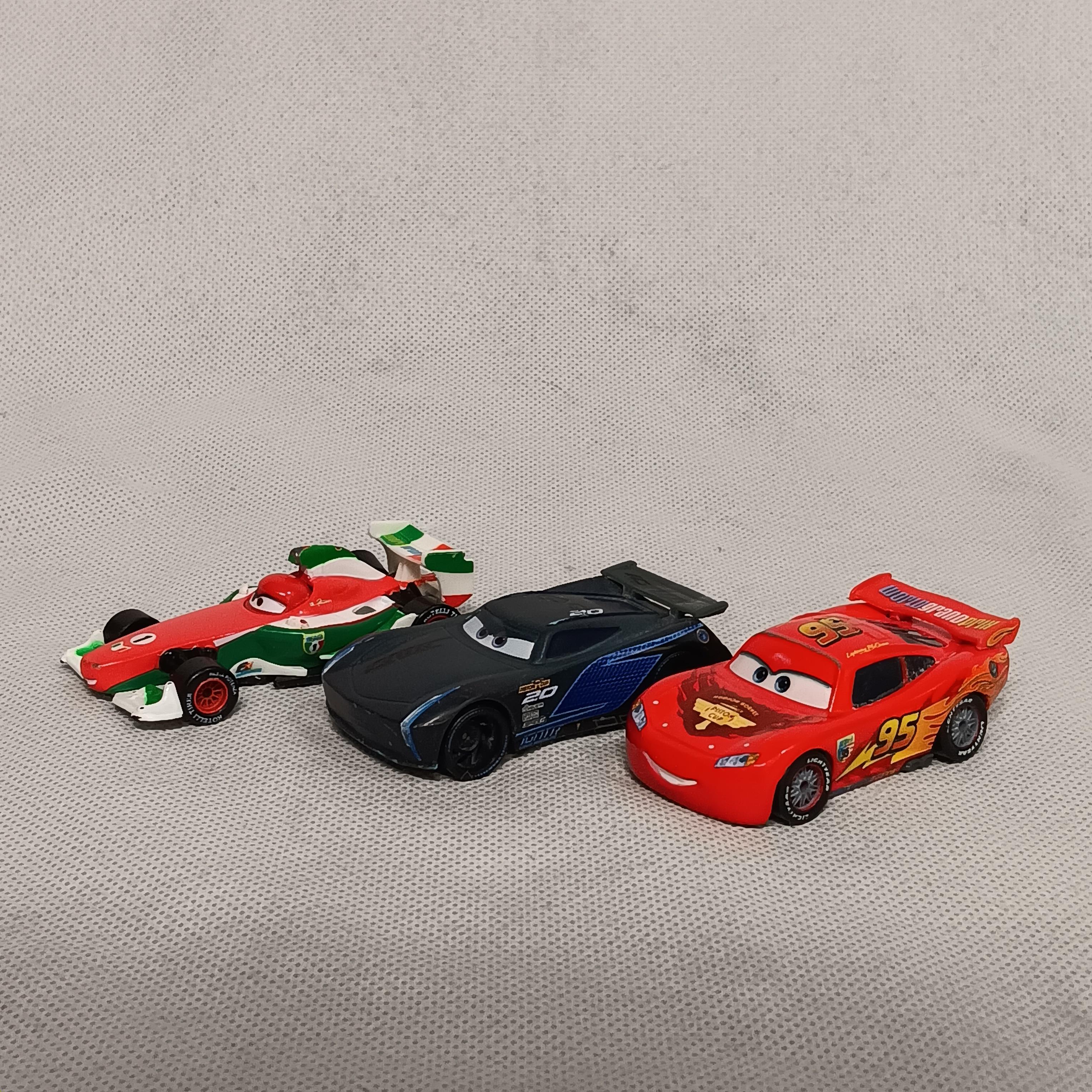 Disney Pixar Cars Lightning McQueen Jackson Storm Francesco Bernoulli Mattel