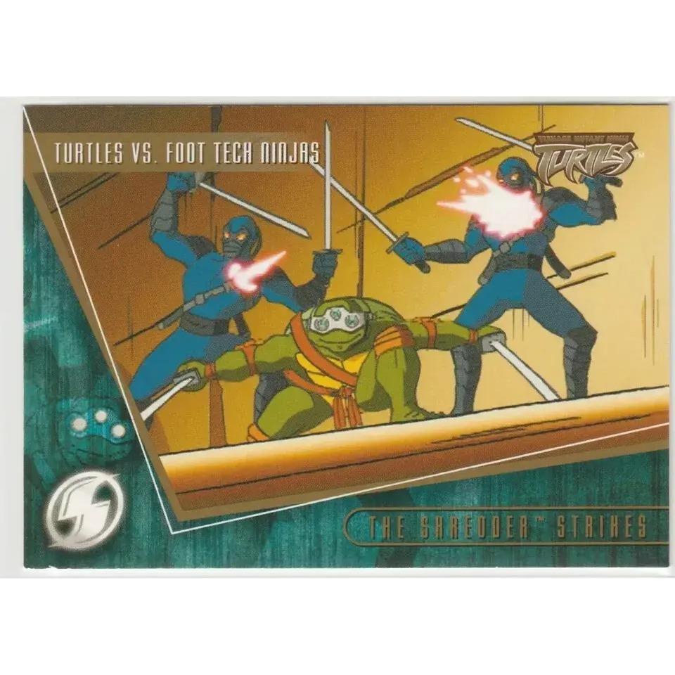 Turtles vs. Foot Tech Ninjas #93 Gold Parallel