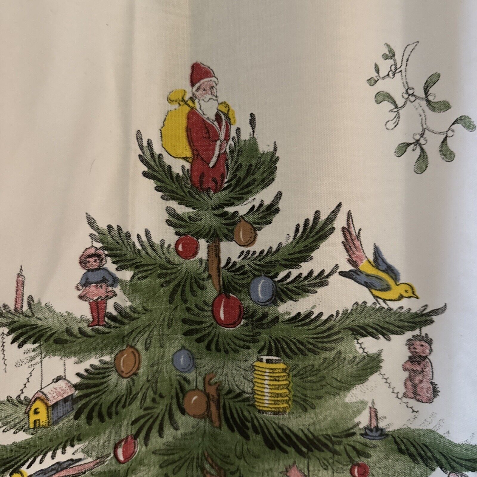 Spode Christmas Tree /Kitchen Apron - Very Vintage Long Skirt Style ...