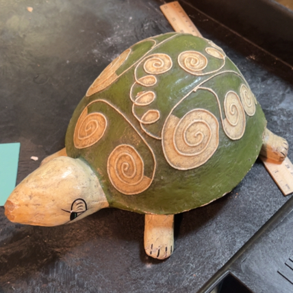 Paper Mache Turtle Mexico