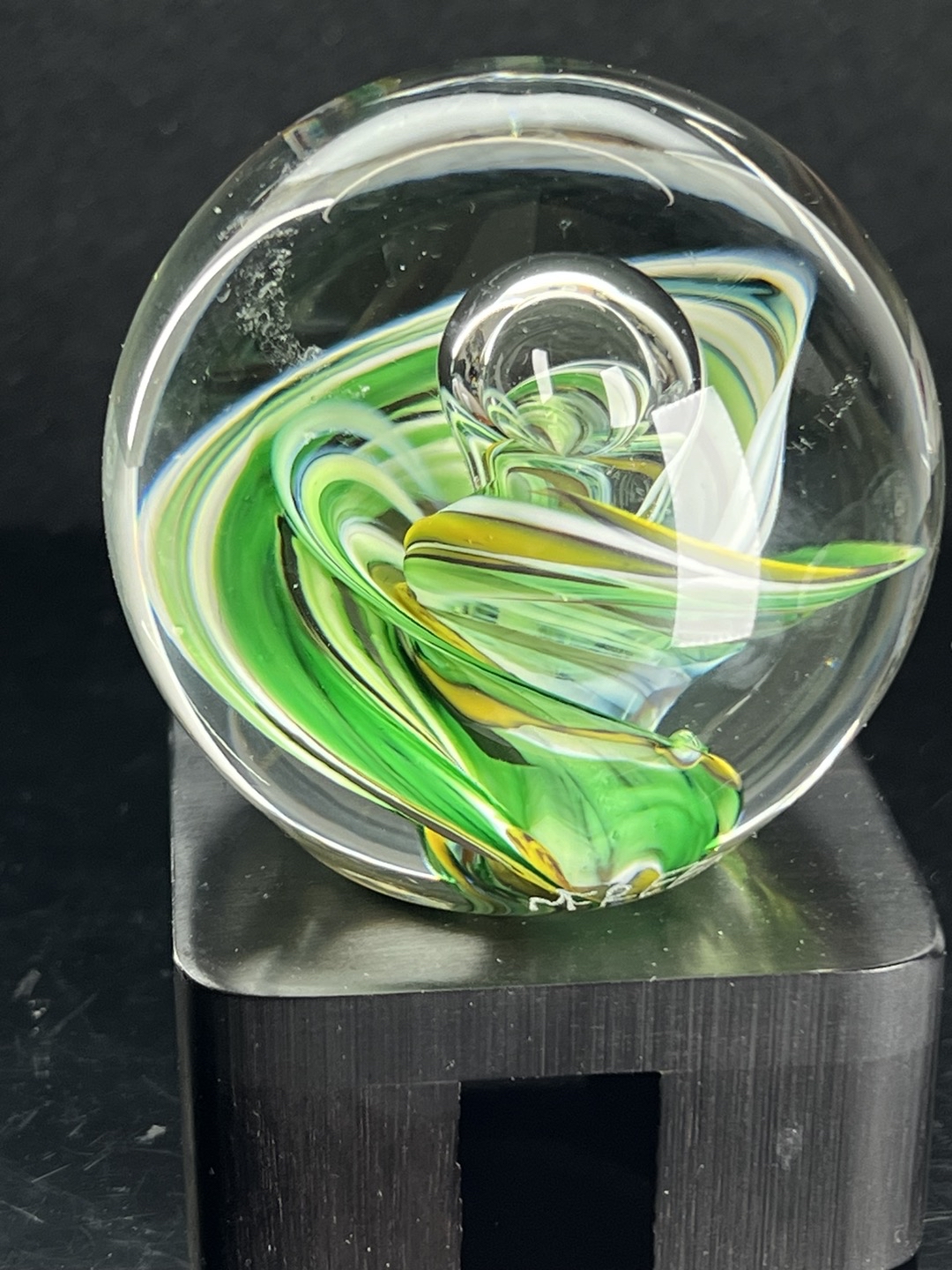 #45 - Nancy Freeman Art Glass Paperweight