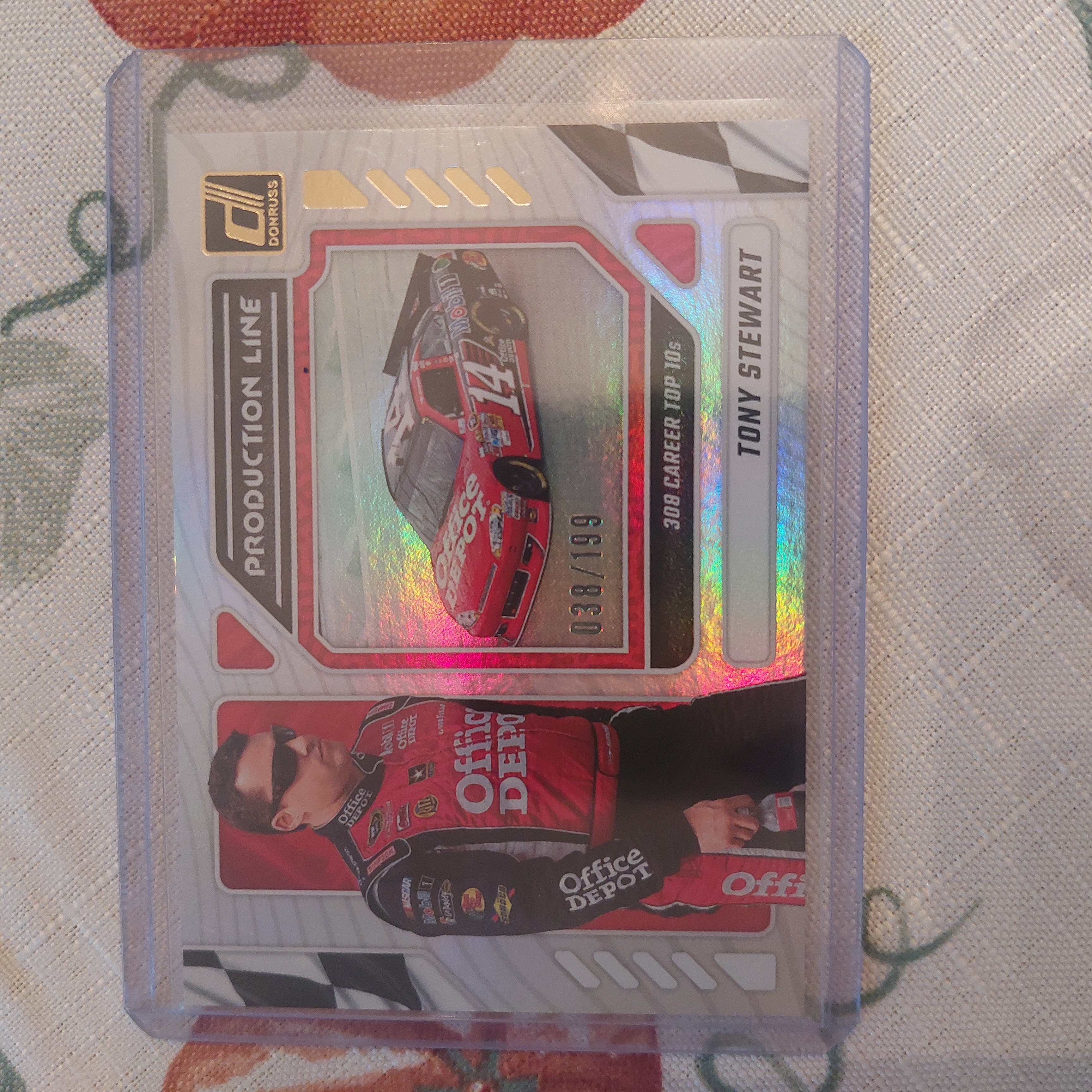Lot of 24 Tony Stewart cards. 1 #'d, parallels, inserts