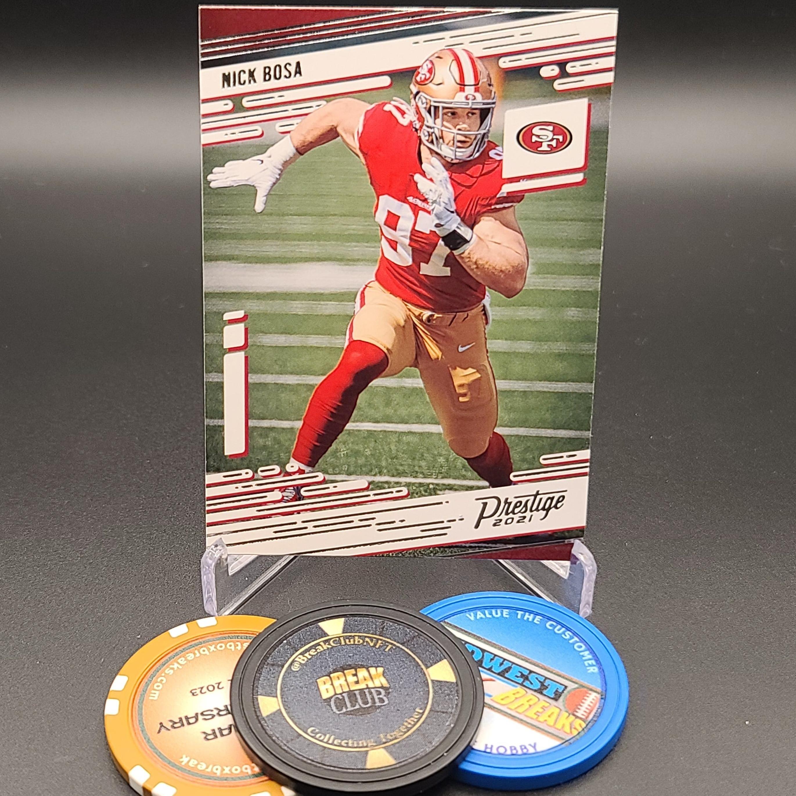 Nick Bosa 2021 Panini Prestige Football Card #149 - San Francisco 49ers ...
