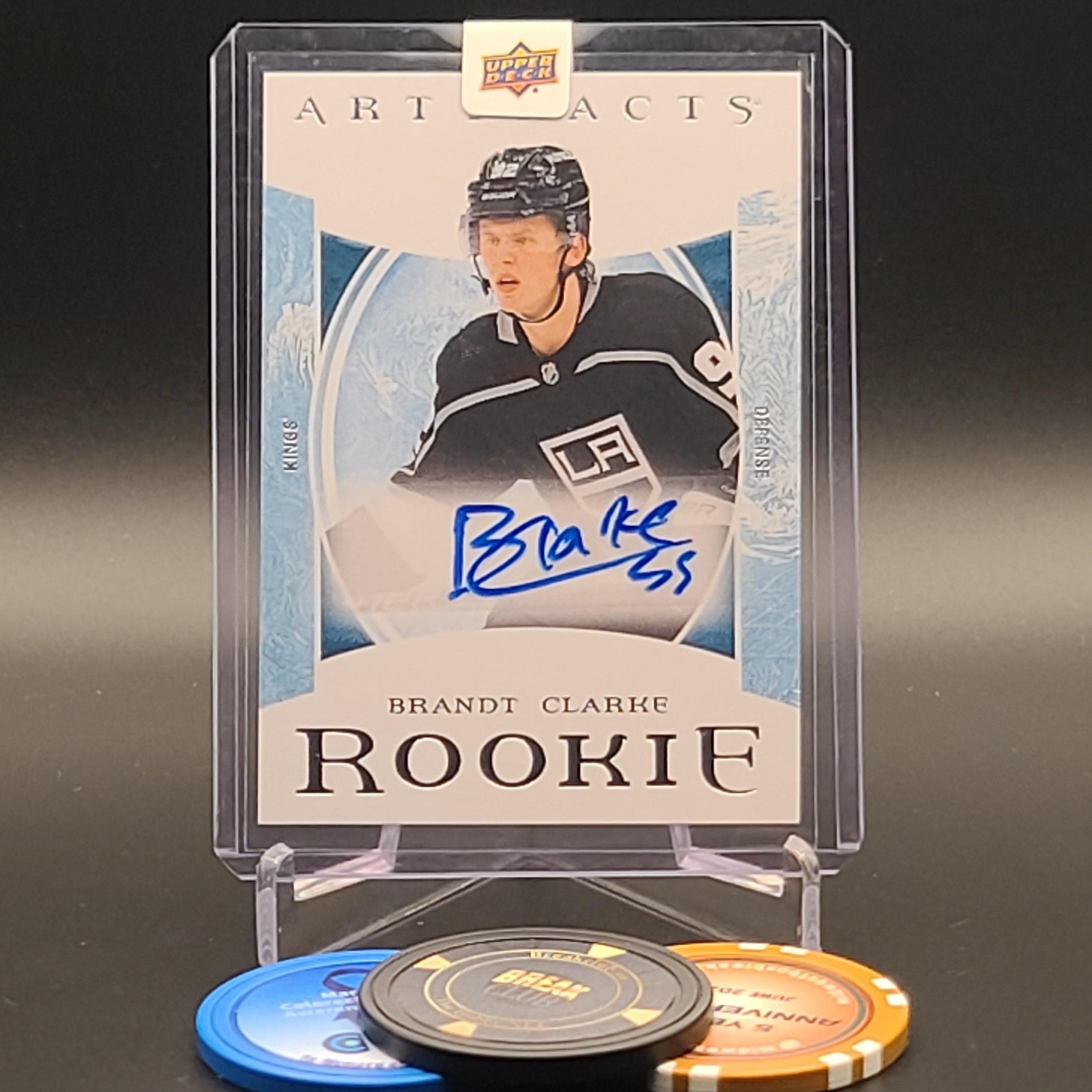 Brandt Clarke Rookie Auto 2022-23 Upper Deck Artifacts Rookie Auto ...