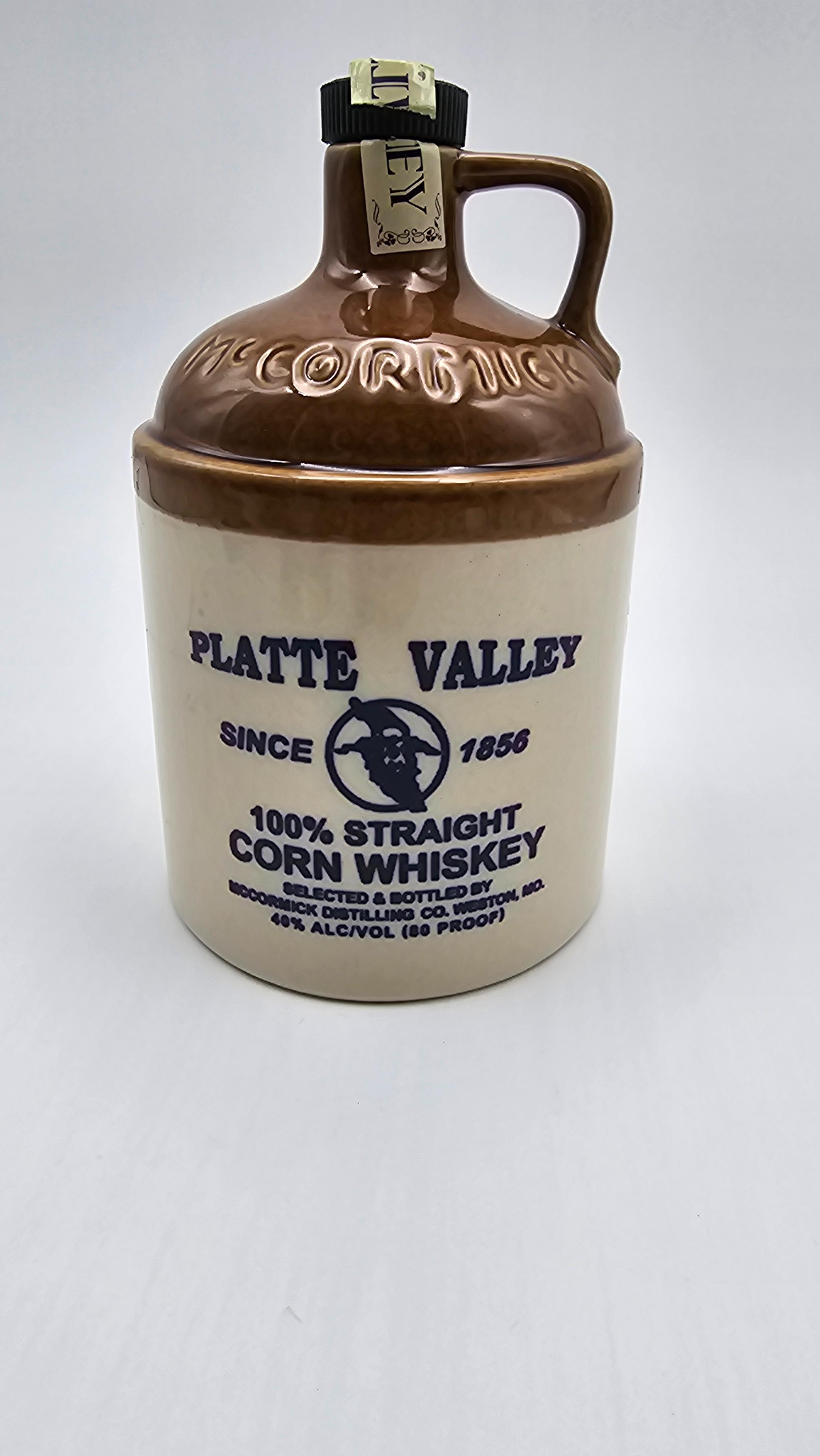 52. Vintage Mccormick Platte Valley Corn Whiskey Jug - Made In USA 🇺🇲