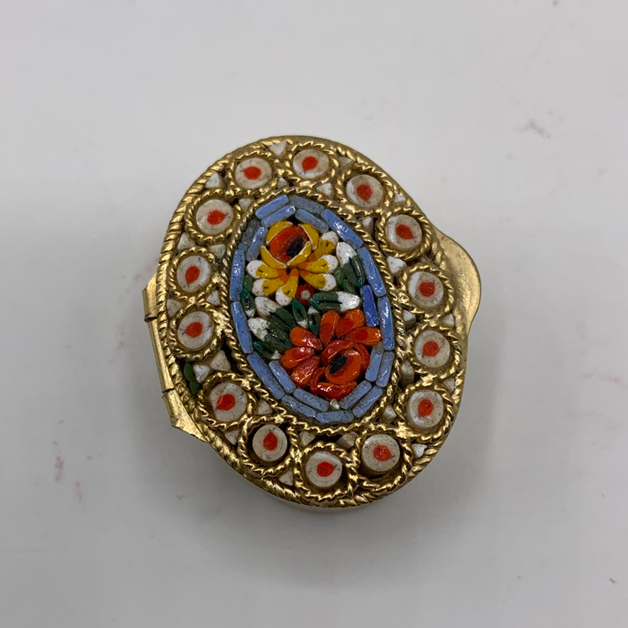 Micro Mosaic Pill Box