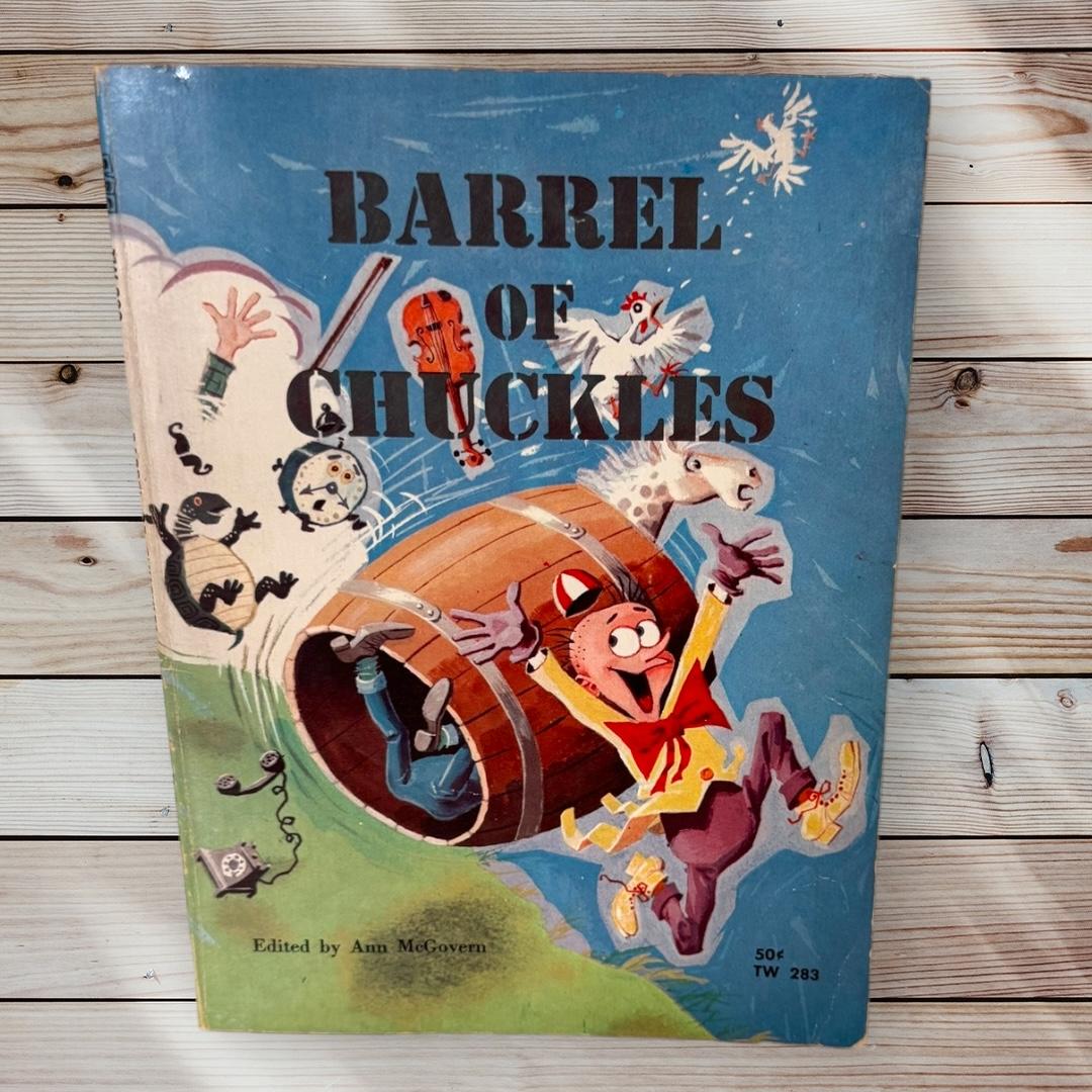 BARREL OF CHUCKLES by Ann McGovern 1969 9th Print Scholastic Book ~ USA