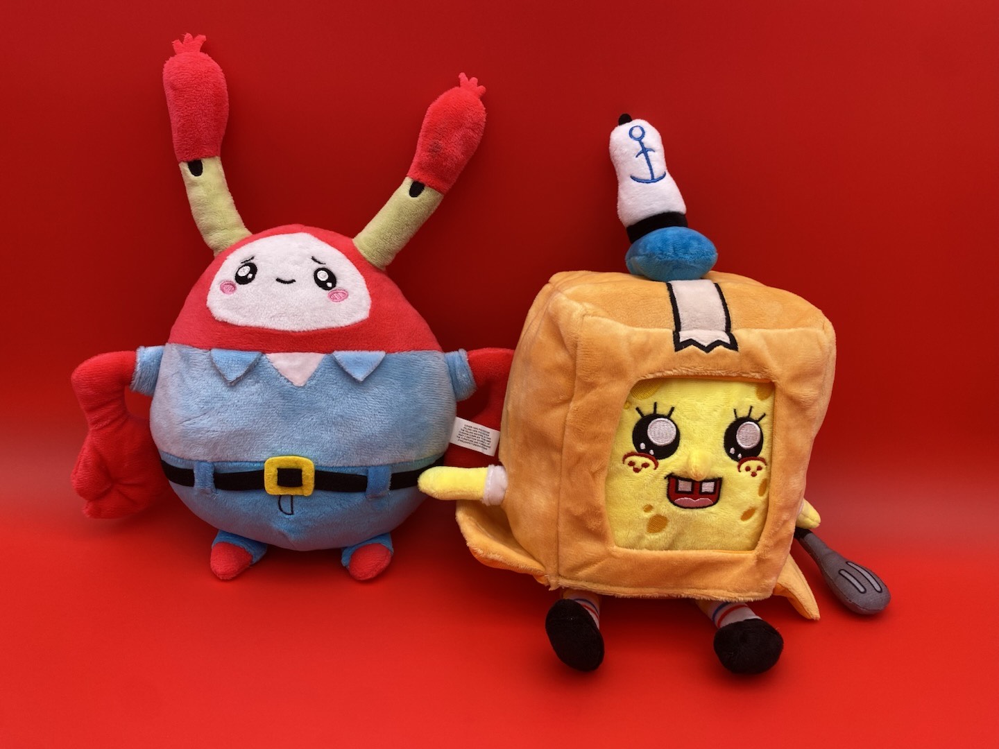 Lankybox Mr. Krabs & Boxy SponeBob SquarePants Pair of Plush