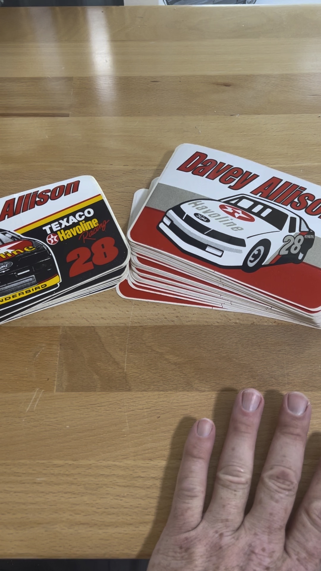 Lot Of 52 Davey Allison Decal Stickers