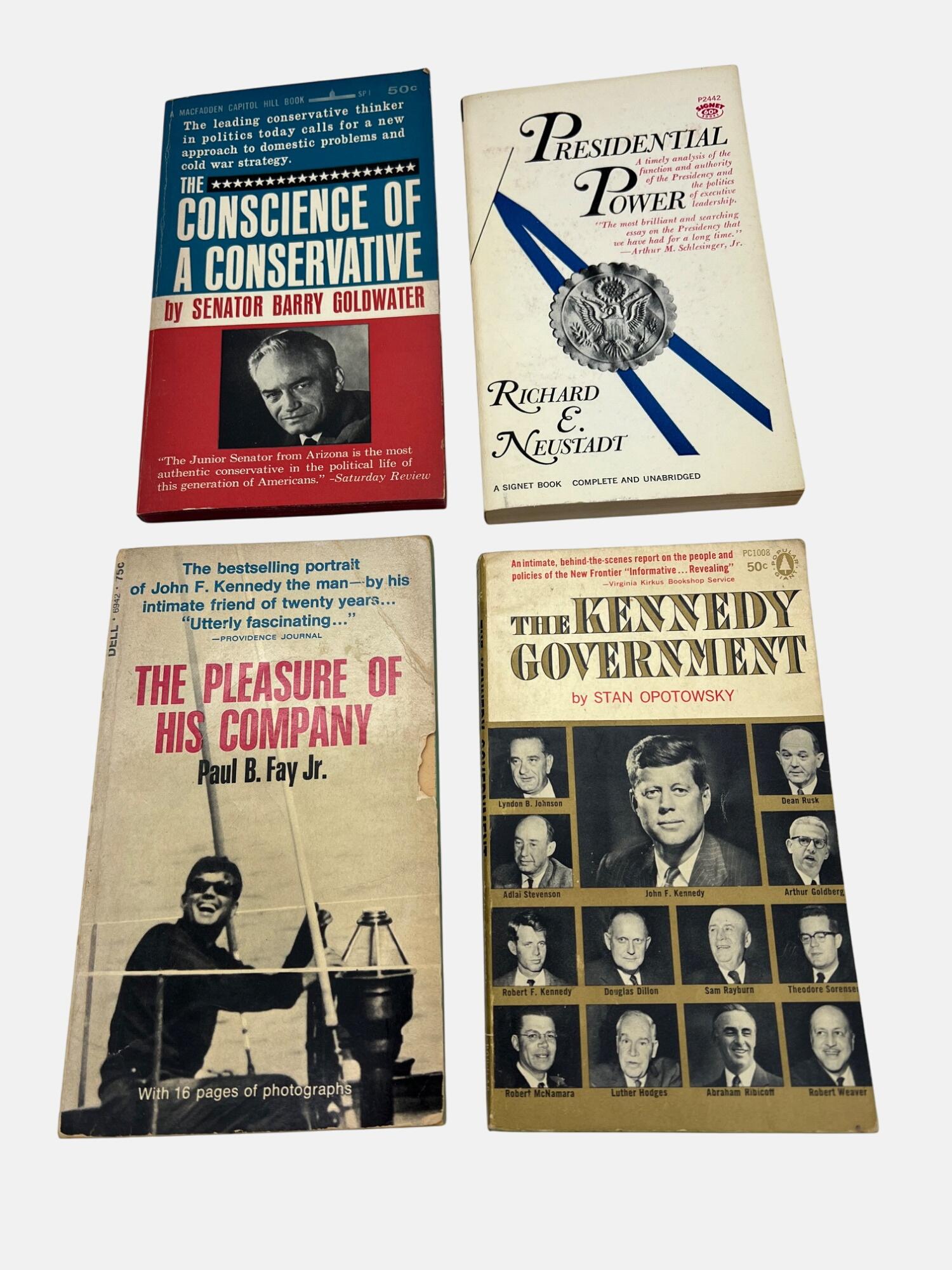 1960s Vintage Political Paperback Book Quantity 4 JFK, Goldwater, US ...