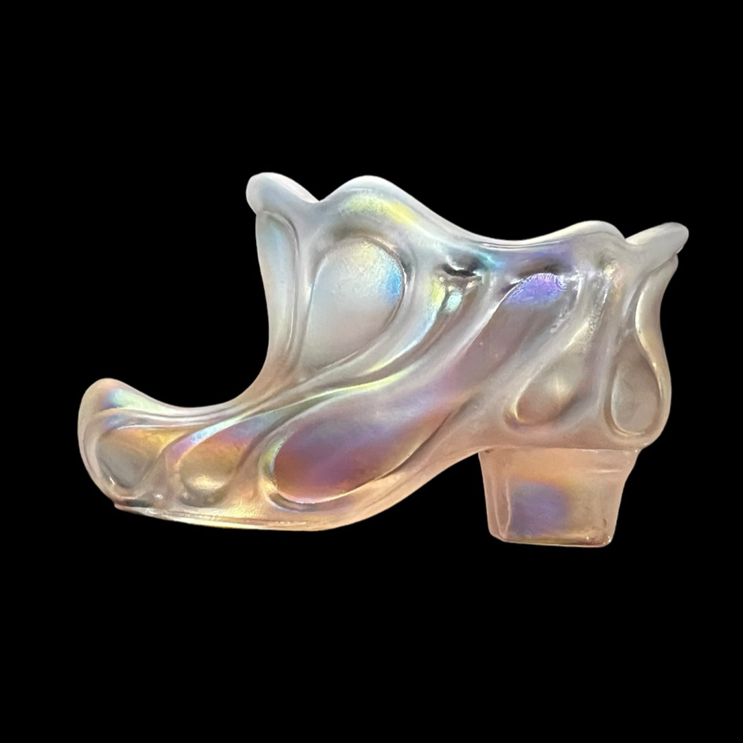 Fenton Glass Shoe