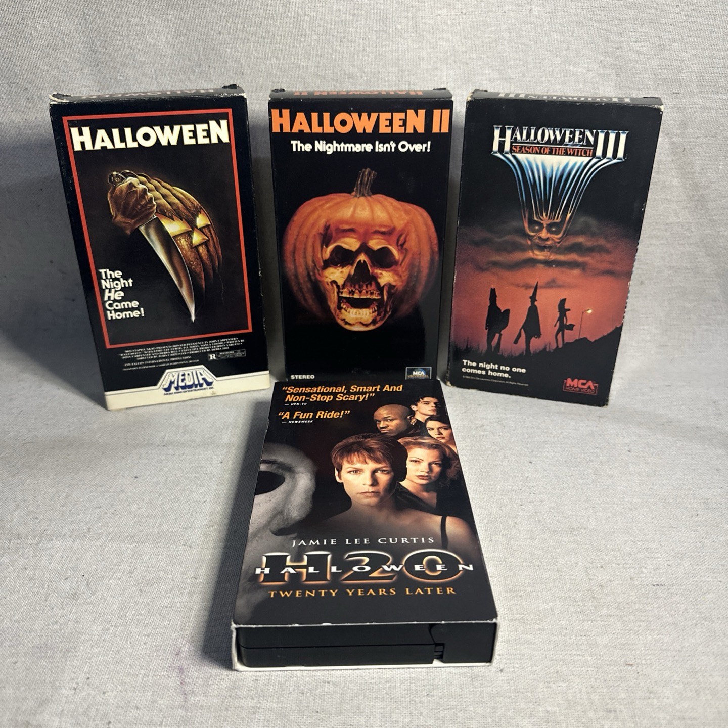 Halloween VHS Lot – 4 Classic Horror Titles –H2O 2, 3 Michael Myers