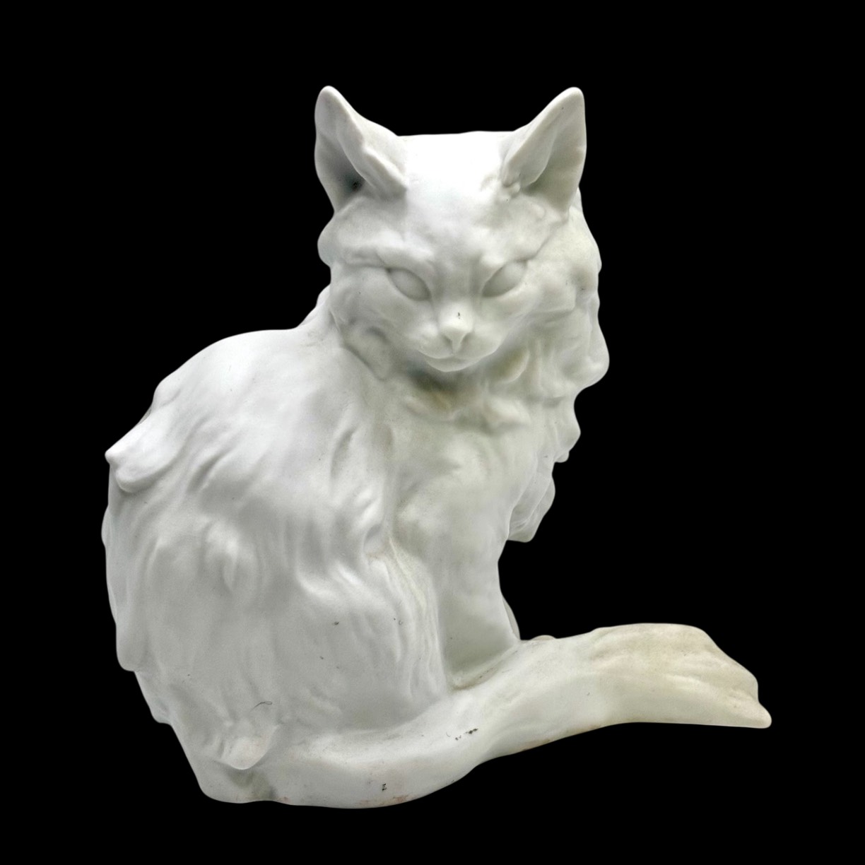 Kaiser W. Germany White Porcelain Cat Statue 4.5”