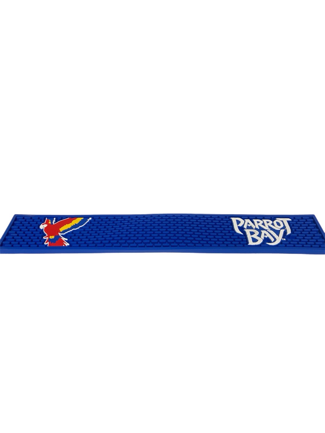 Parrot Bay Rum, Blue Rubber Mat For Spillage When Pouring Drinks