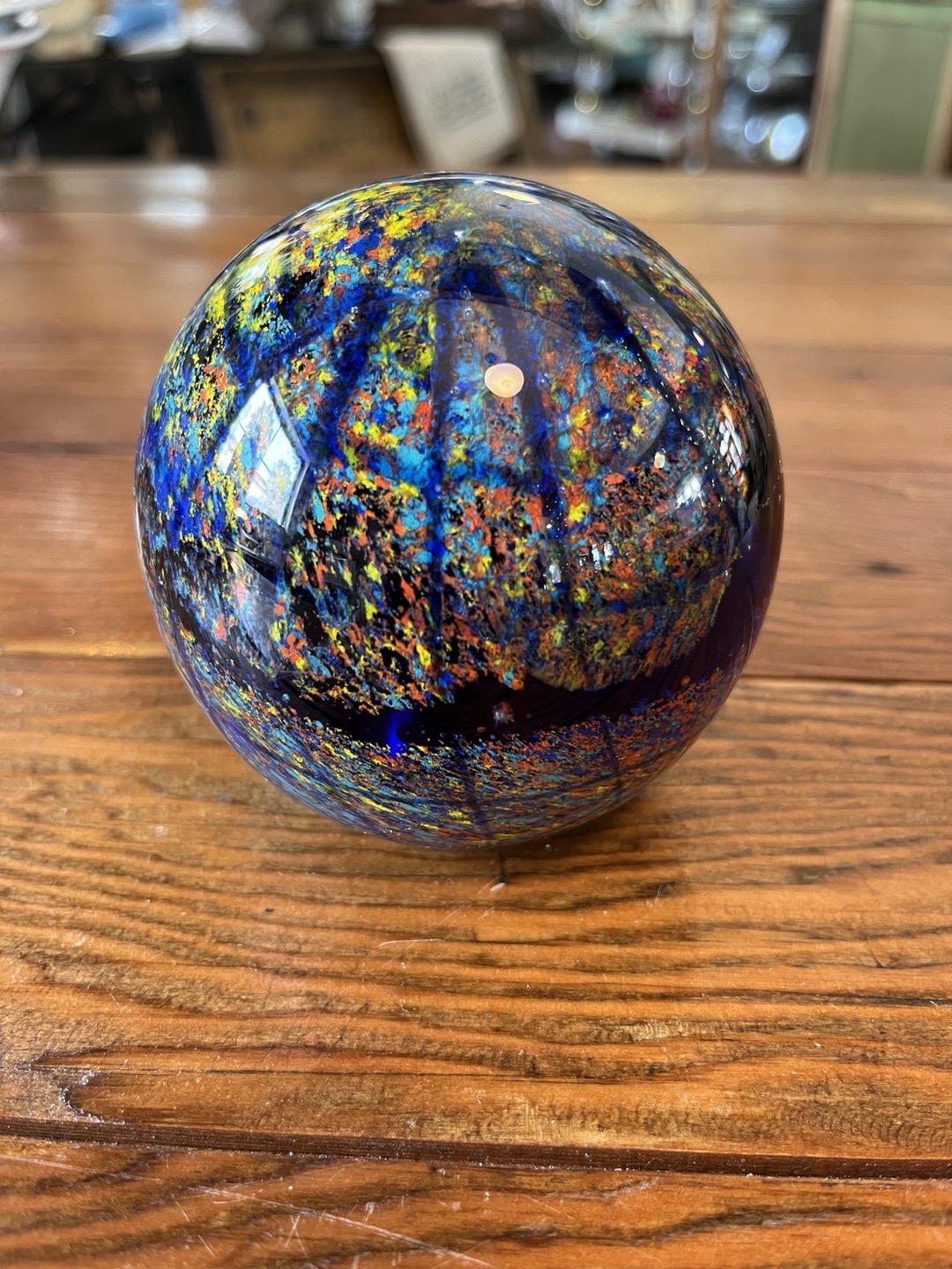 Art Glass Paperweight - 3.5”