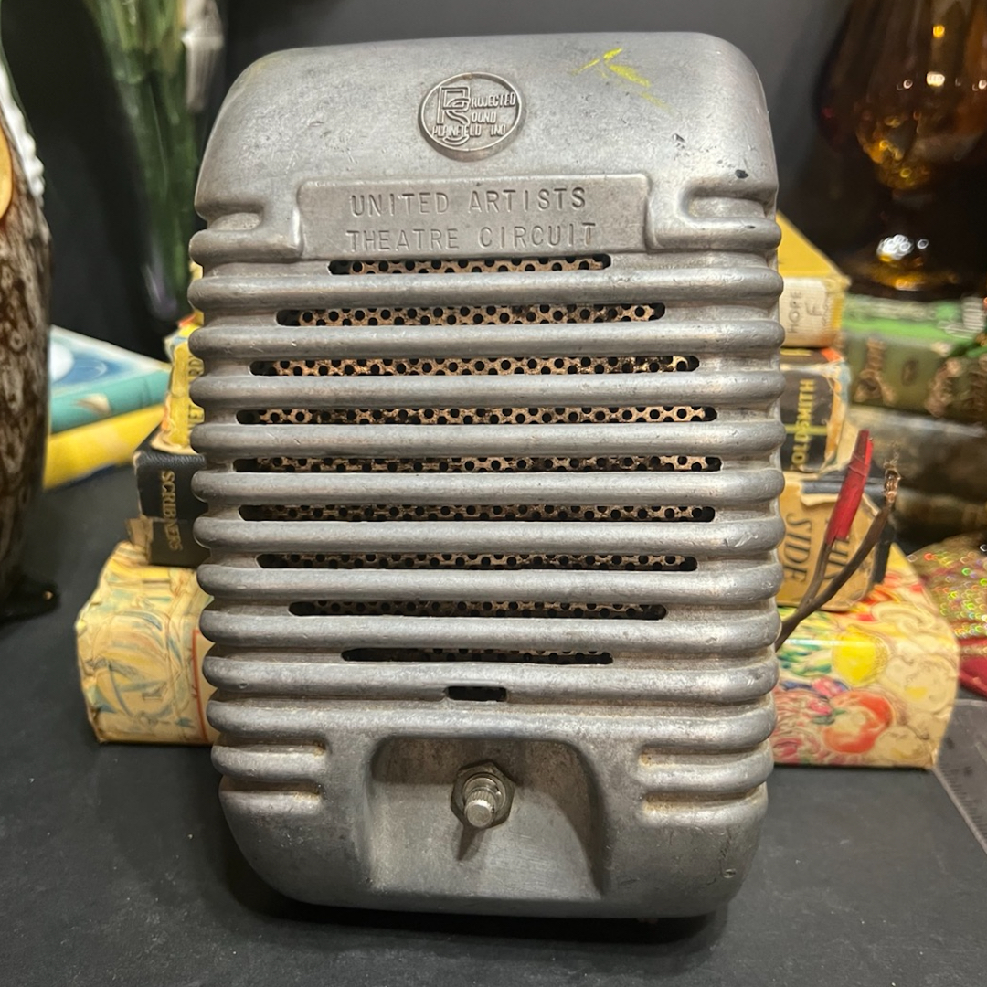 United Artist Drive-in Movie Theatre Speaker ~8x5x5"
