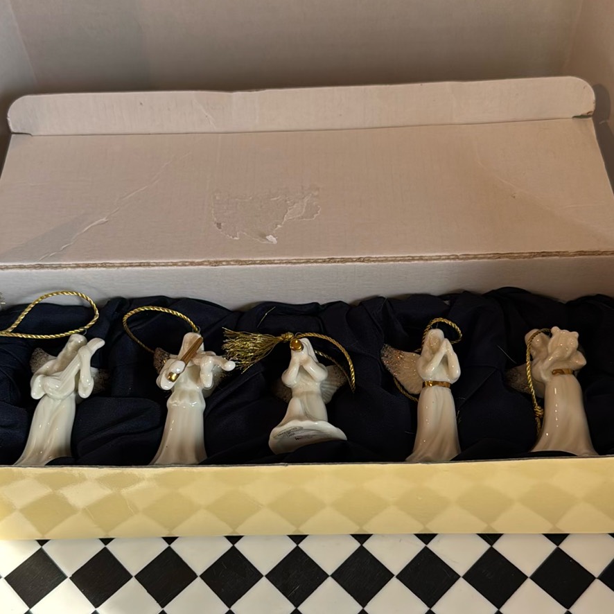Set Of Vintage Mikasa Angel Ornaments