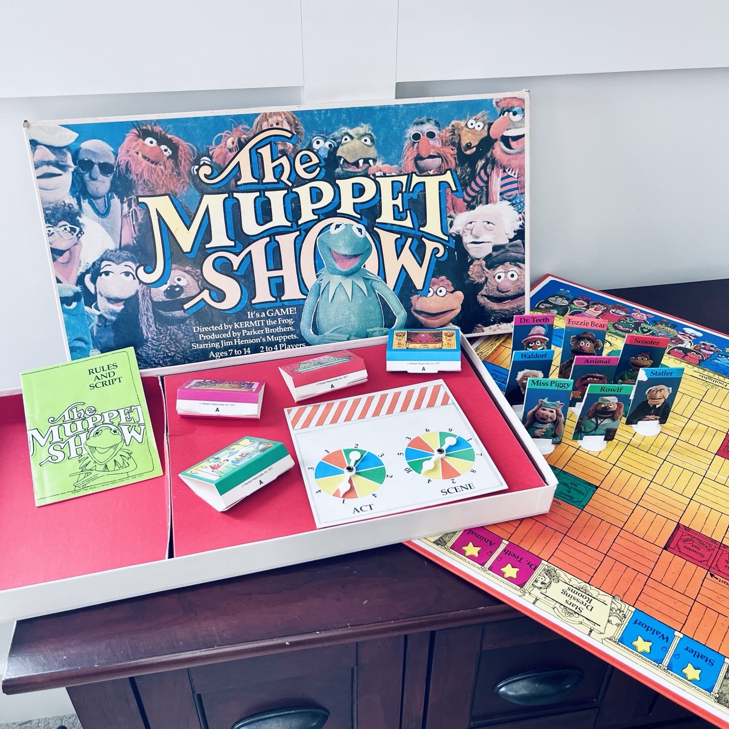 1977 Muppet Show Board Game Complete