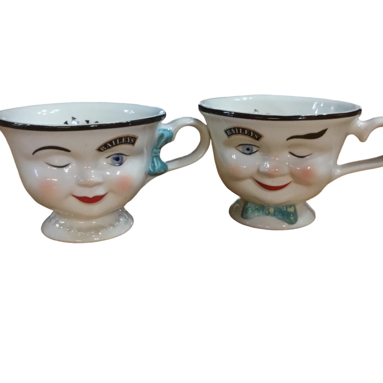 Bailey’s Irish Cream Winking Mugs His & Hers Yum Cups
