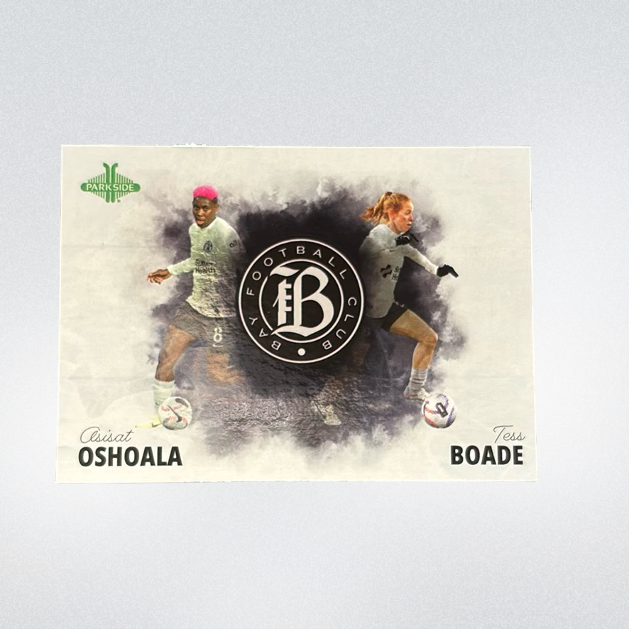 Asisat Oshala + Tess Boade 2024 Parkside NWSL Vol. 1 Teammates Bay FC ...