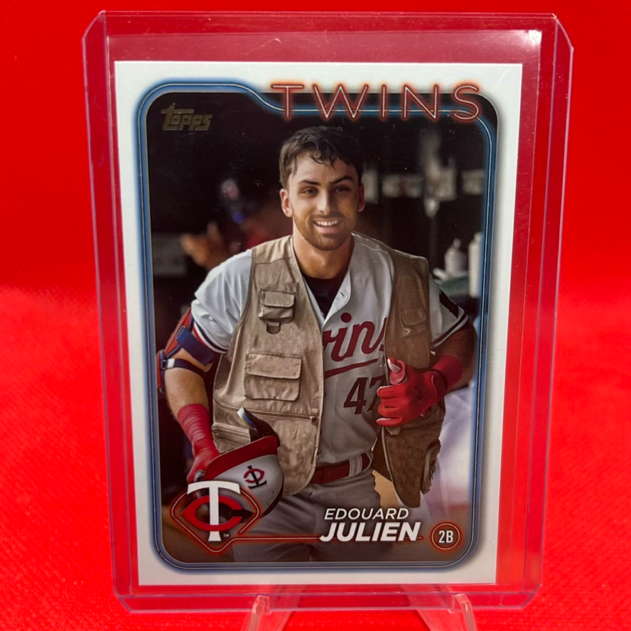 Edouard Julien 2024 Topps Series 2 Golden Mirror SSP