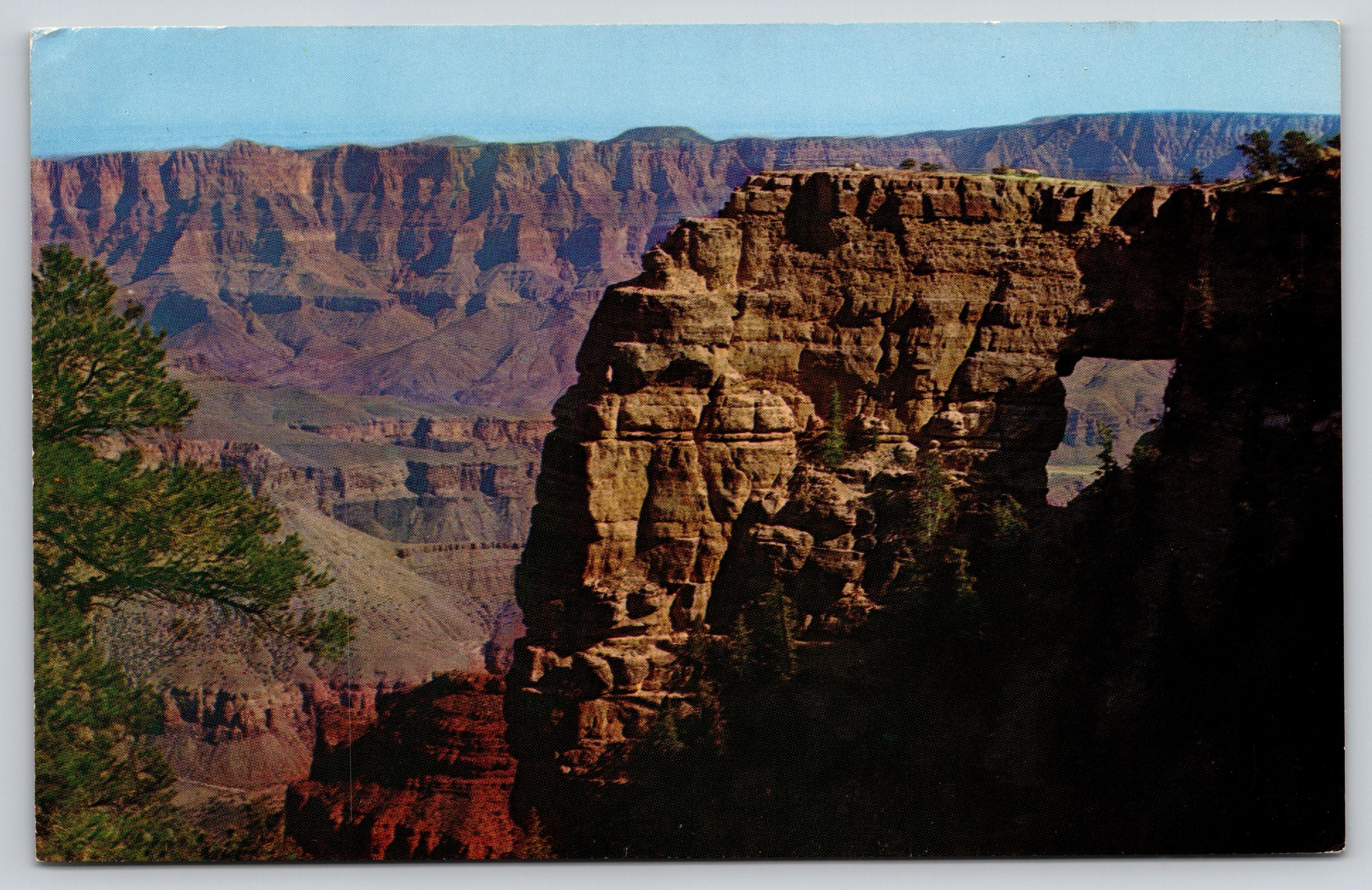 Postcard Angel's Window Cape Royal Grand Canyon National Park Arizona ...
