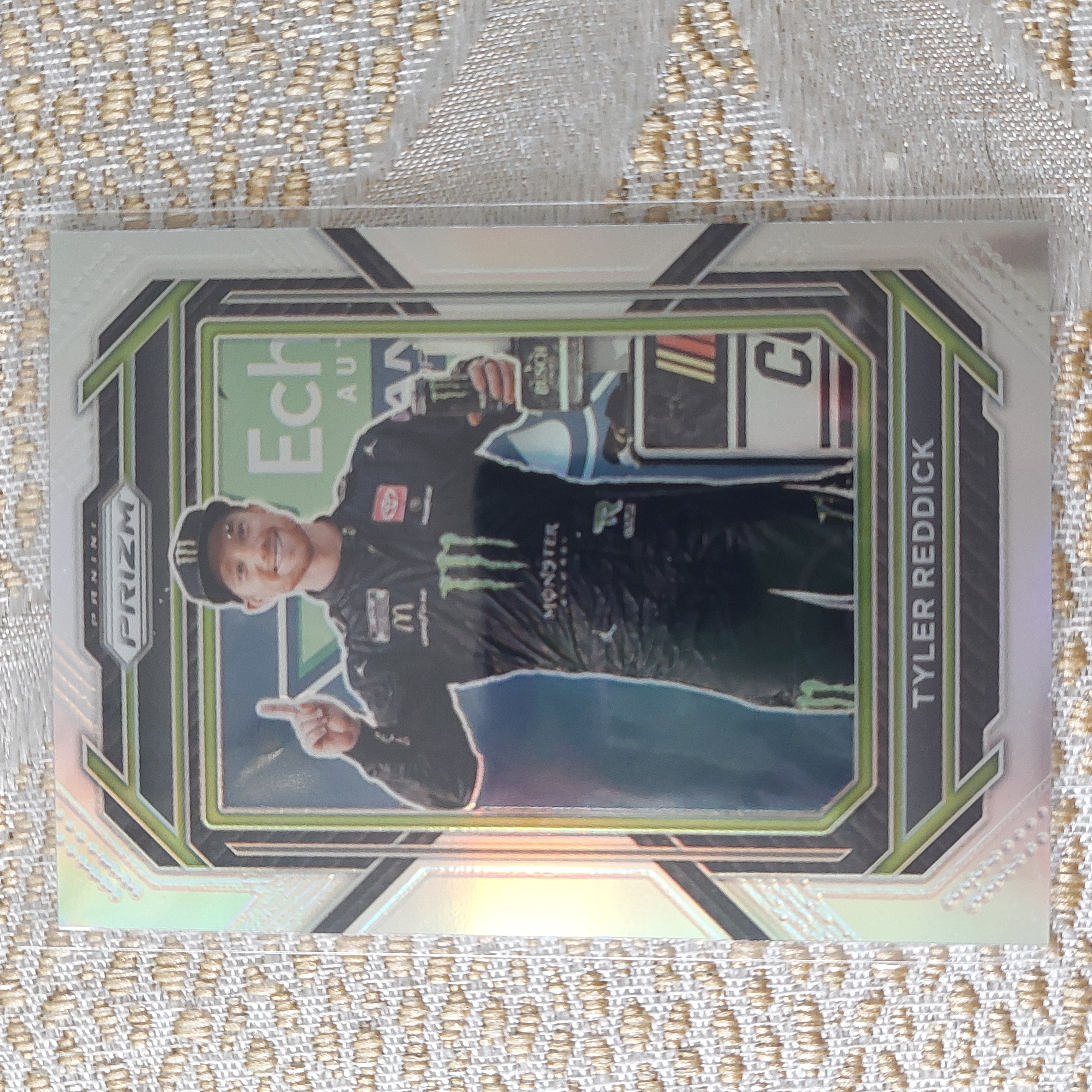 Tyler Reddick silver Parallel. Current Nascar Cup Driver.