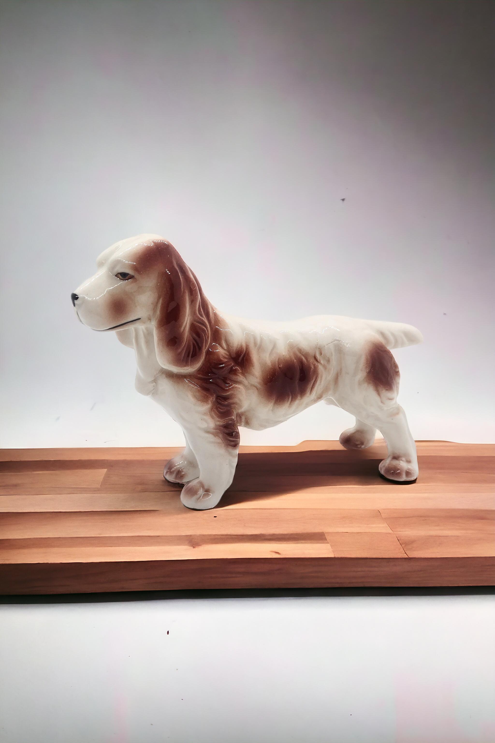 Royal Japan Porcelain Cocker Spaniel Dog Figurine Handpainted 6.5 in ...
