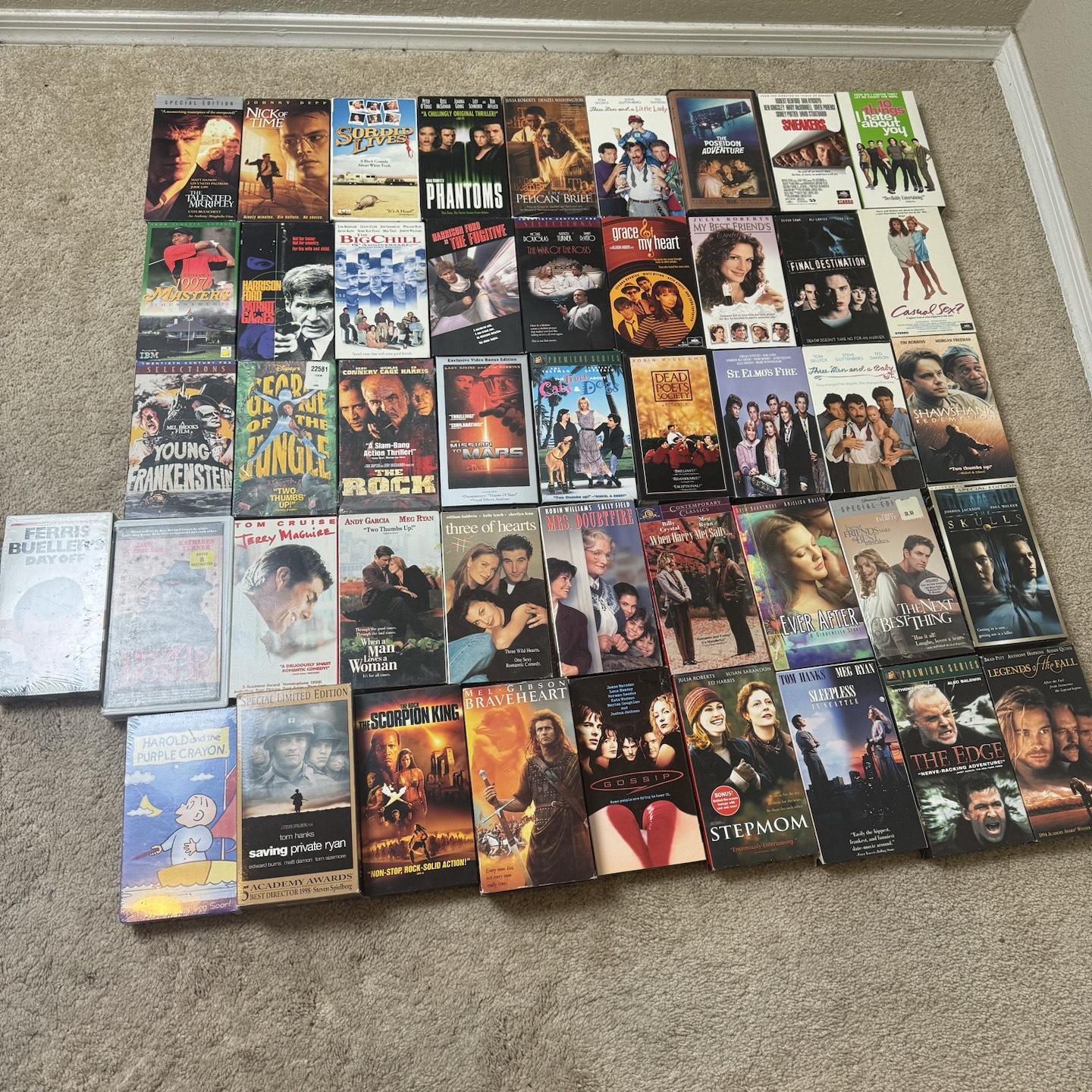 46 VHS Lot 2 Sealed