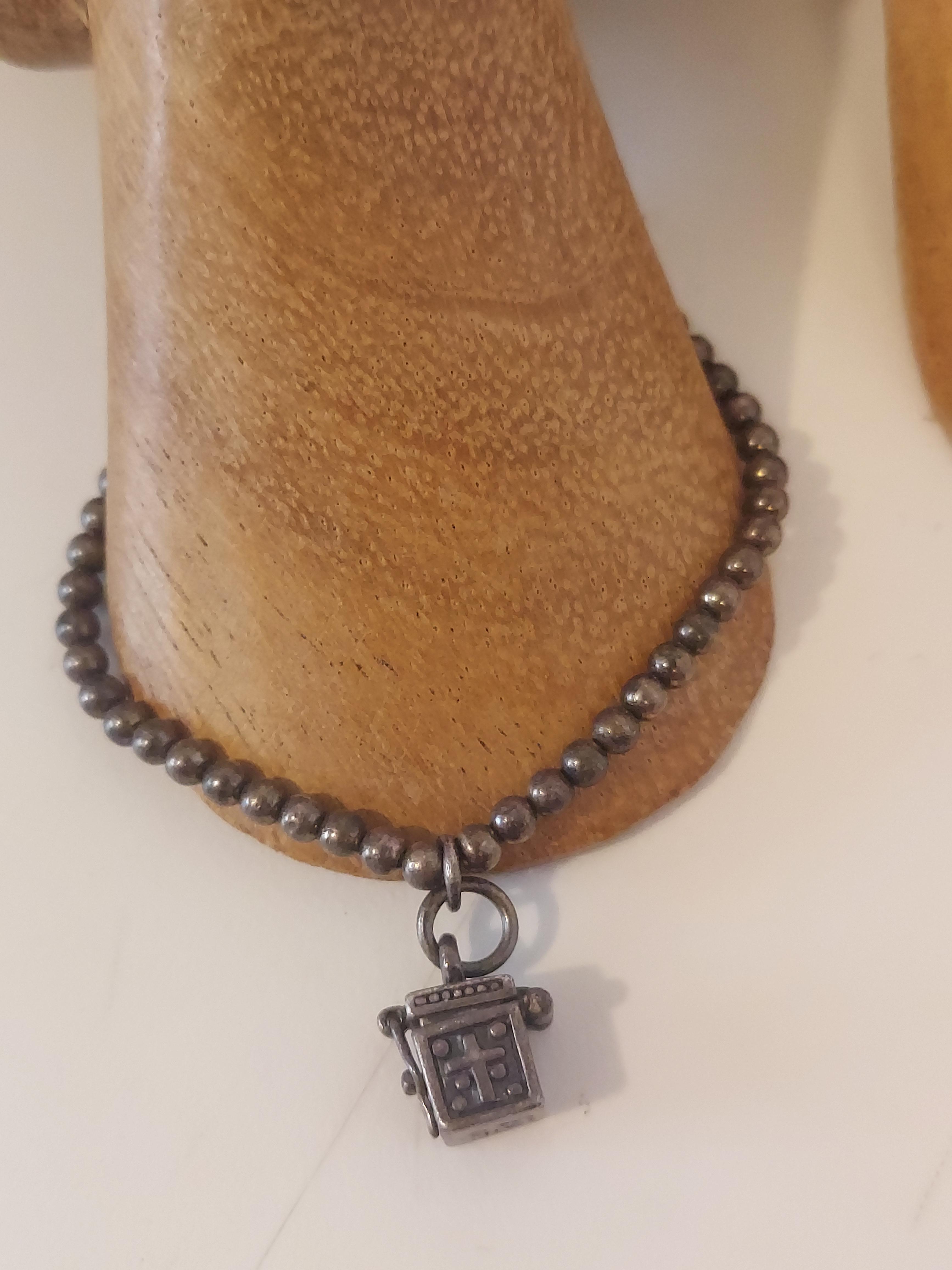 Silpada Sterling Silver 925 Prayer Box Bracelet Thailand