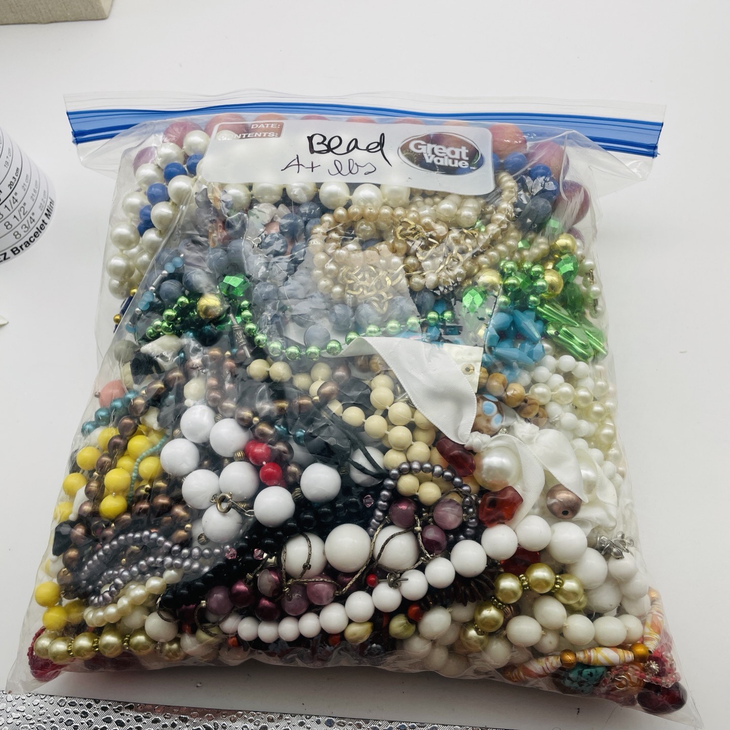 Bead Lot For Crafting Junk Jewelry Harvest 4+ Pounds