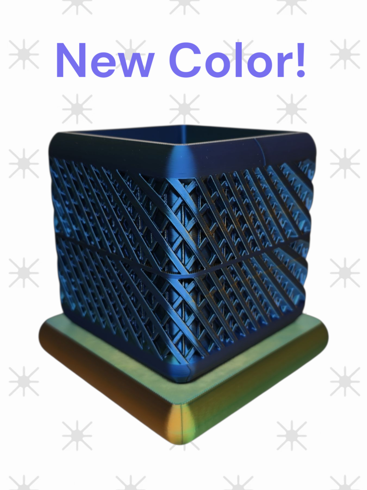 New Color! Sqwuare Golden Grue